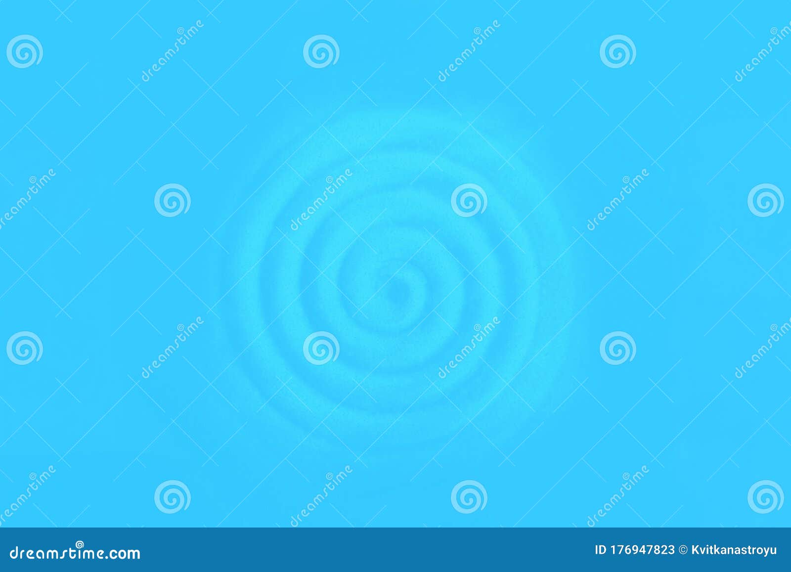 Circular Vibrations. Blue Rippled Water Waves. Blue Background Stock ...