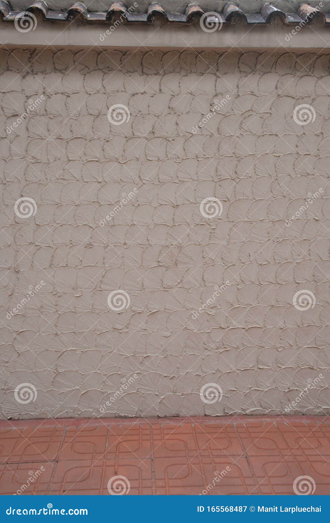 Overlapping Concentric Circle Wall Pattern Background, Old Brick ...