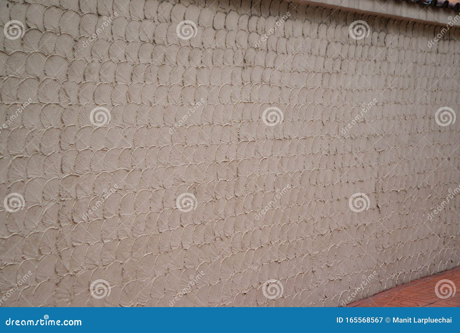 Overlapping Concentric Circle Wall Pattern Background, Old Brick ...