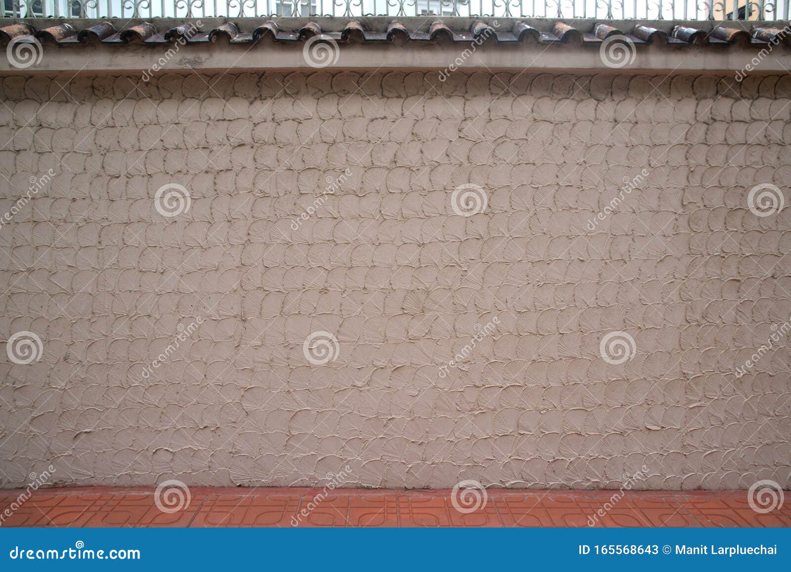 Overlapping Concentric Circle Wall Pattern Background, Old Brick ...