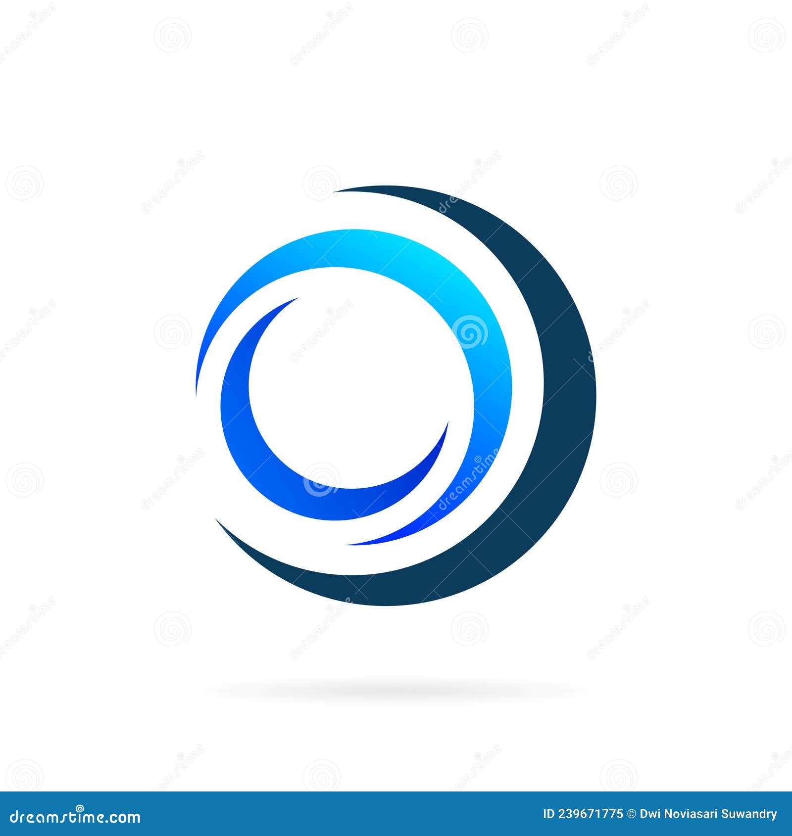 Spark Circle in Gradient Color Style Stock Vector - Illustration of ...