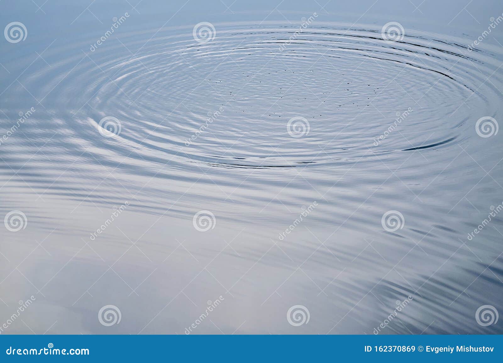 Circular Waves on the Water Stock Image - Image of natural, glitter ...