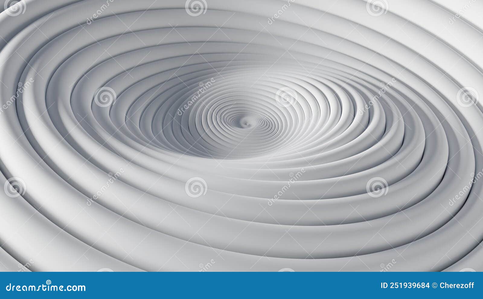 Circular Waves on a White Flat Surface Stock Illustration ...