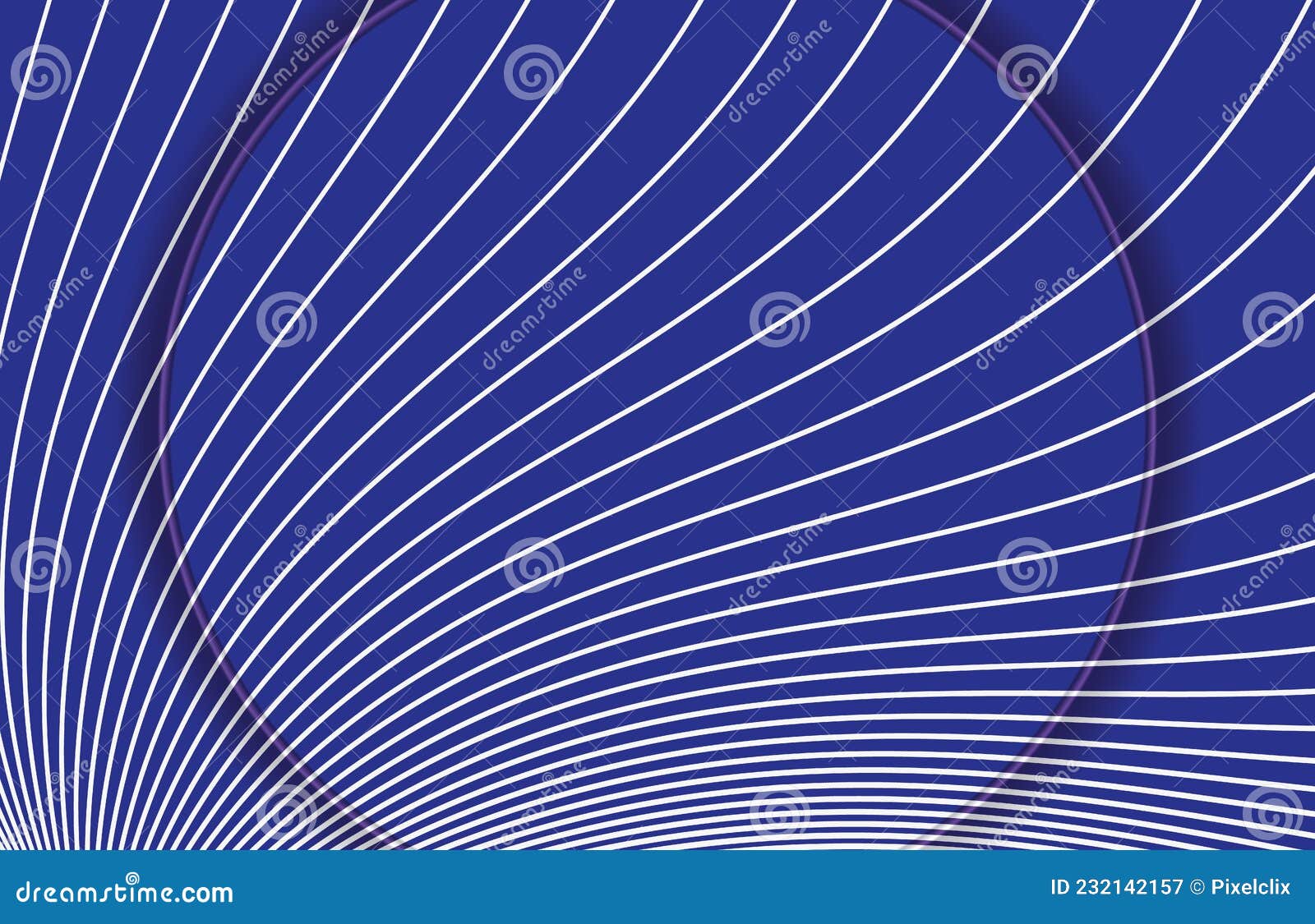 Circular Wavy Blue Pattern Tablet Wallpaper. Stock Illustration ...