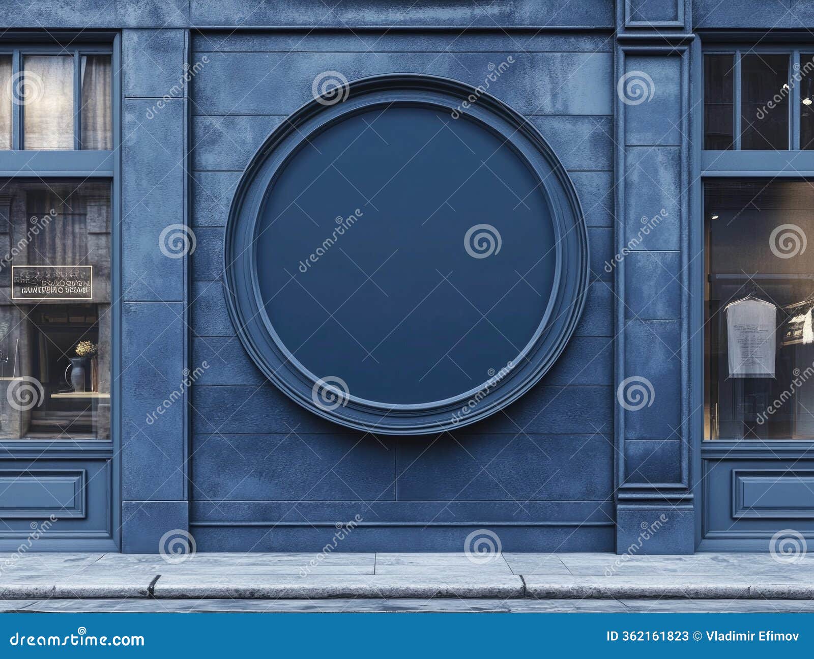 Circular Window on Building Stock Image - Image of architecture, modern: 362161823
