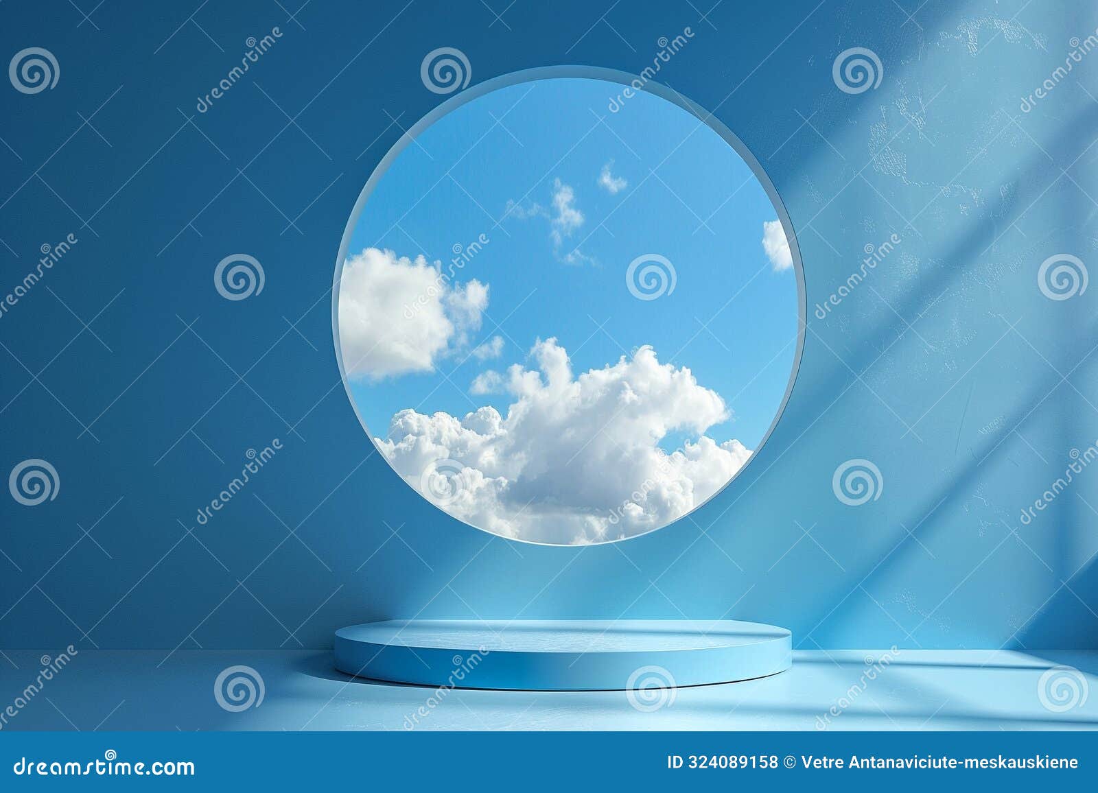 Circular Sky Window stock photo. Image of horizon, peaceful - 324089158