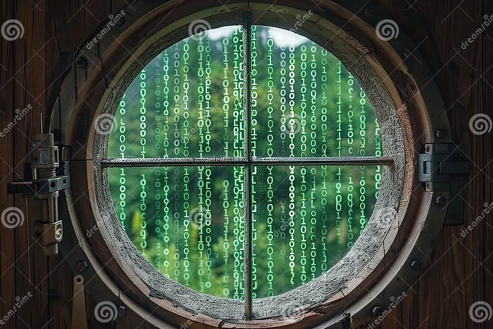 A Circular Window with Matrix Design Combines Symmetry and Creativity ...