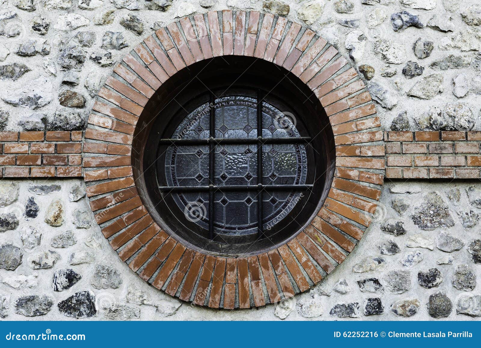 Circular window stock photo. Image of horizontal, brick - 62252216