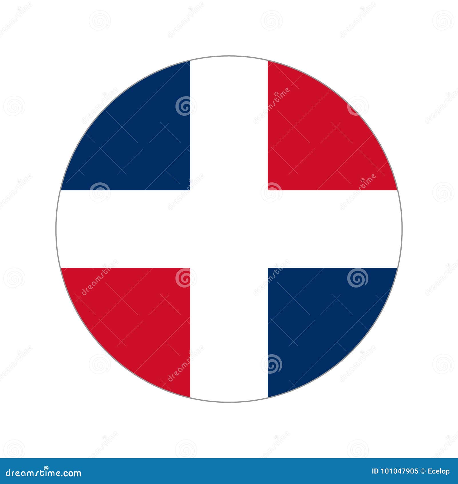 Circular world Flag stock vector. Illustration of independent - 101047905