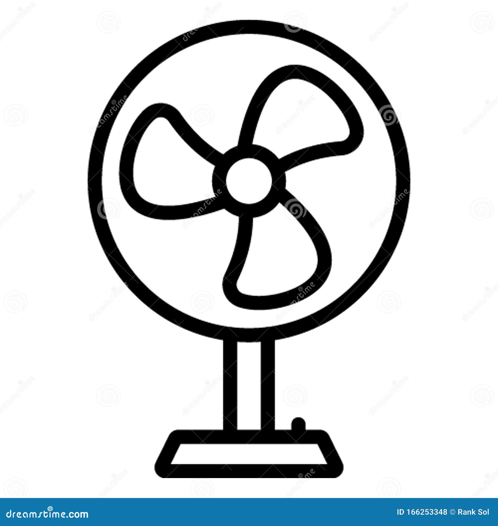 Circulate Air Isolated Vector Icon Fully Editable Stock Illustration ...