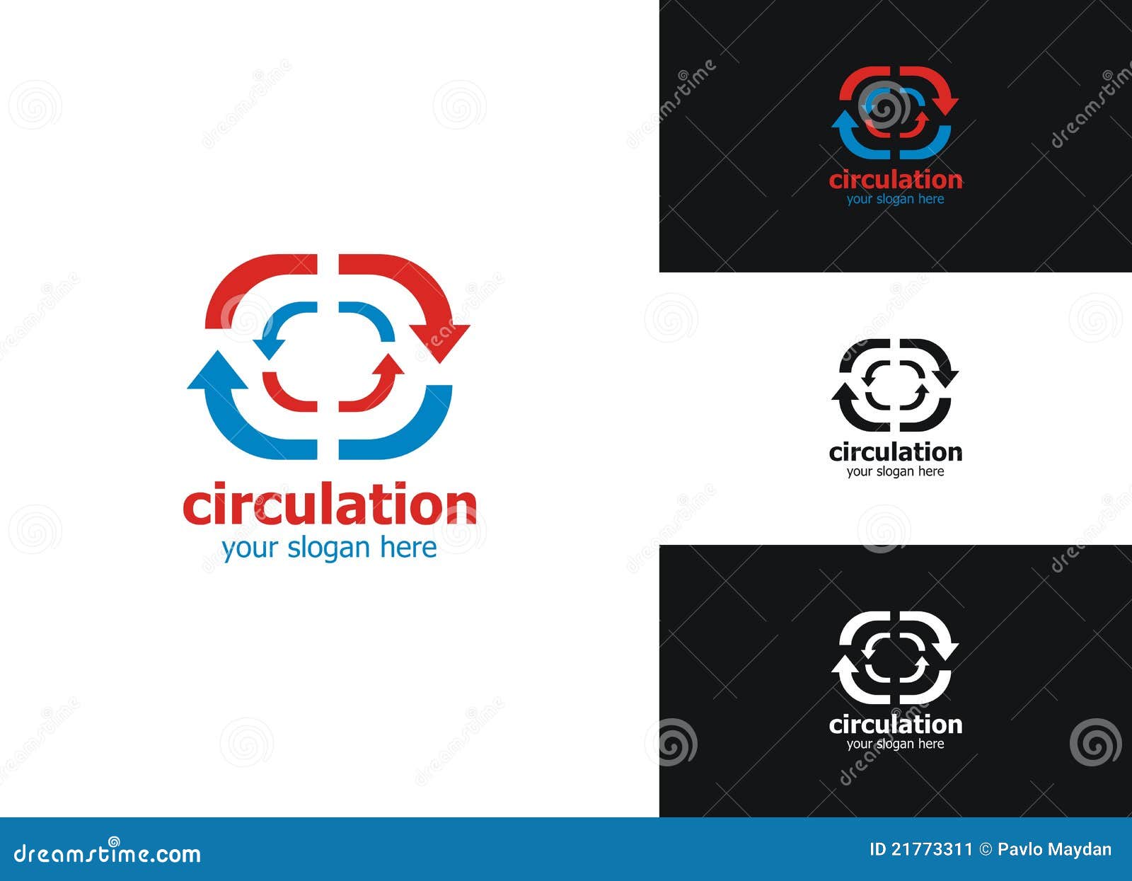 Circulation Logo stock vector. Illustration of graphic - 21773311