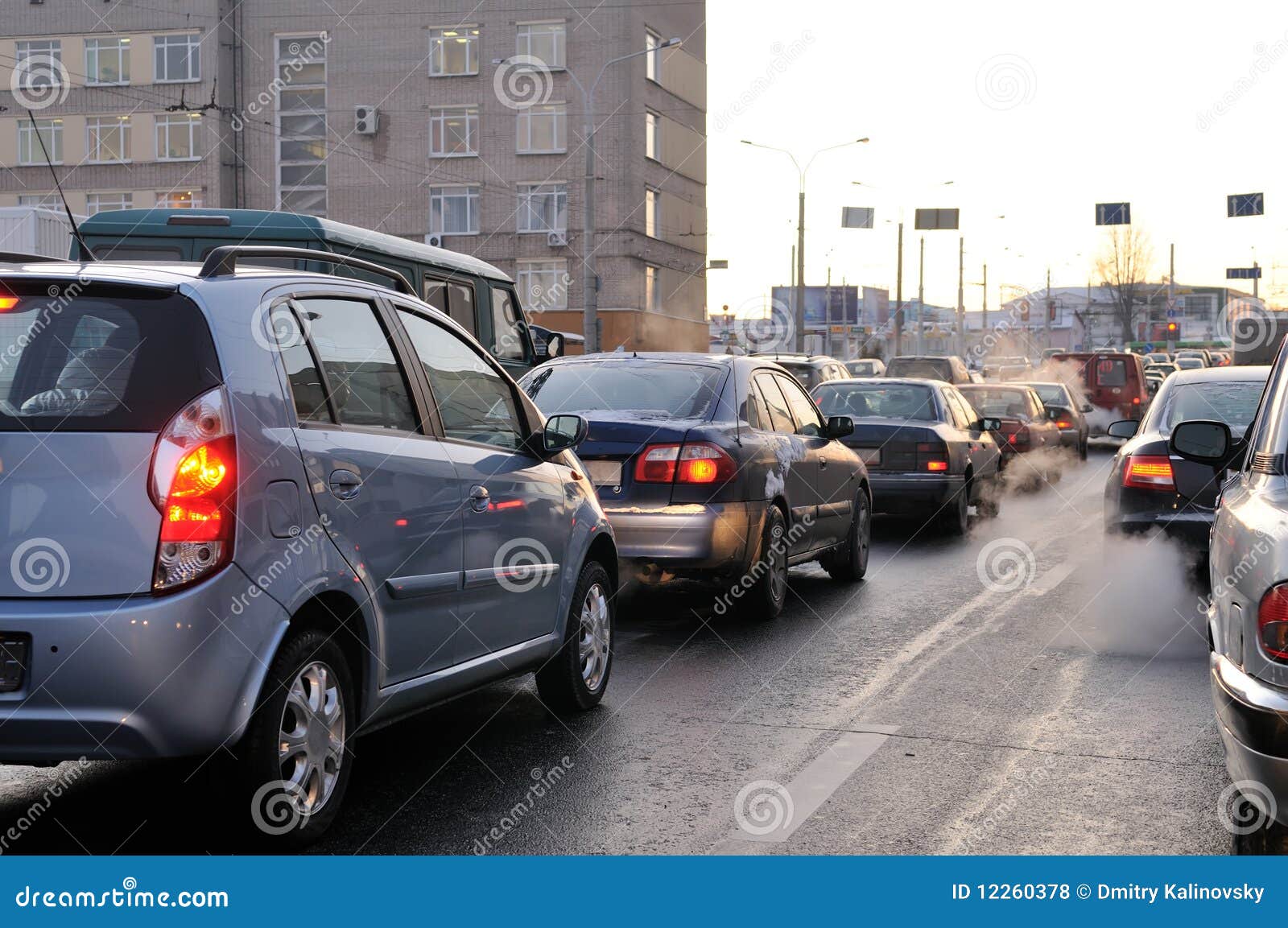 Circulation Pendant L'heure De Pointe Photo stock - Image du occlusion ...