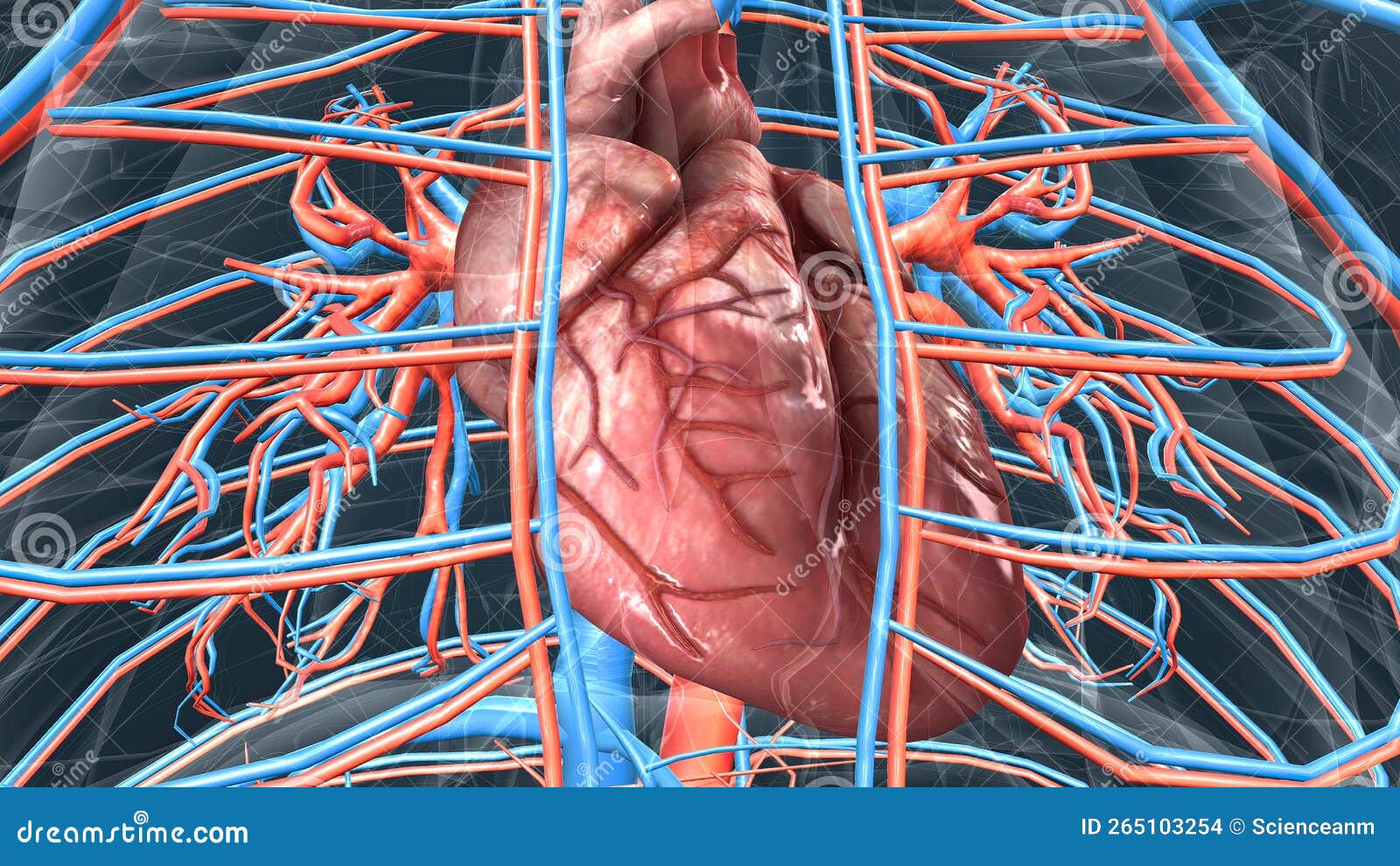 Circulatory System or Cardiovascular System Stock Illustration ...