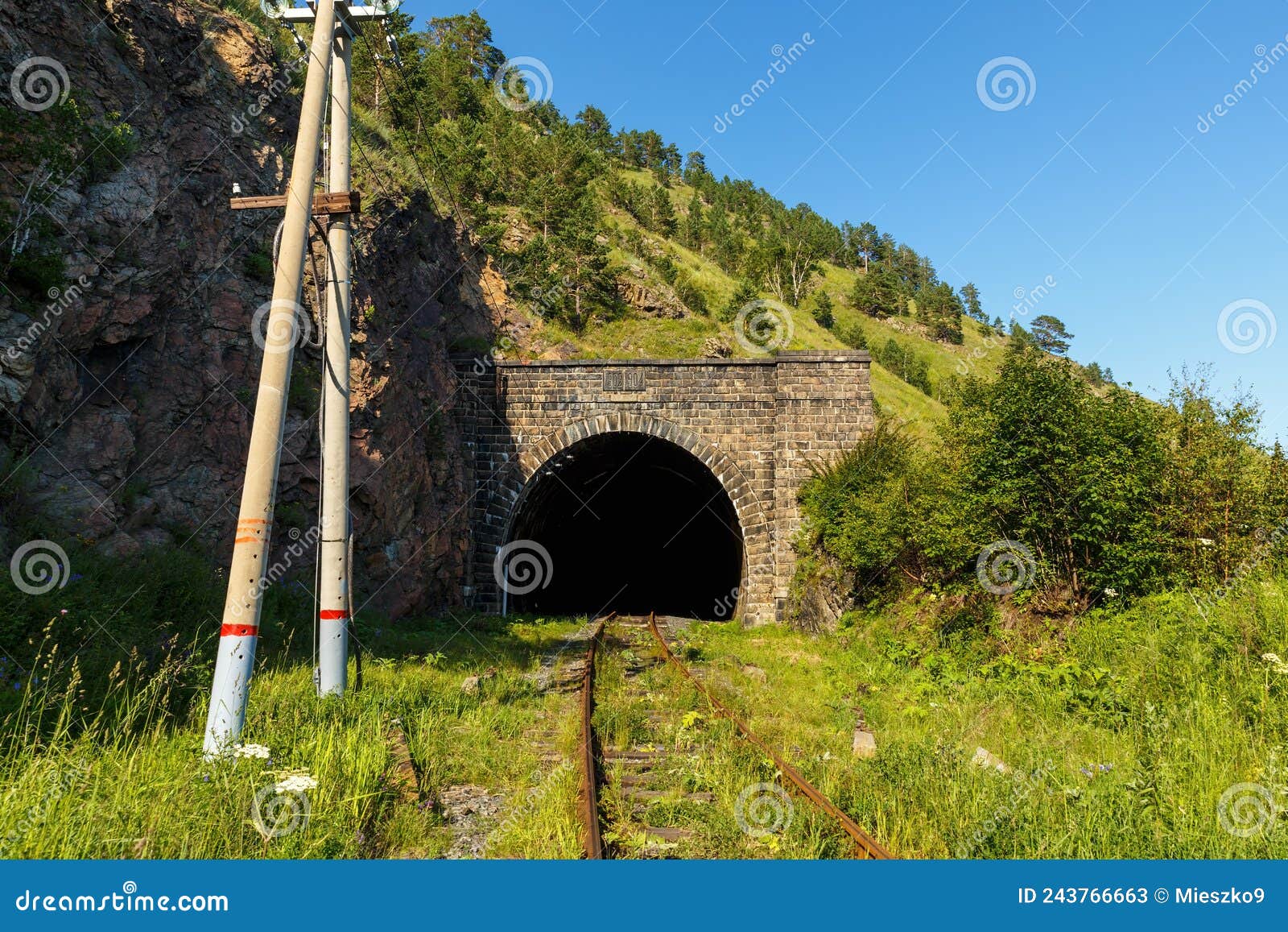 Circum-Baikal Railway, Russia Stock Image - Image of tunnel, sunny ... Circum-Baikal Railway, Russia Stock Image - Image of tunnel, sunny ...