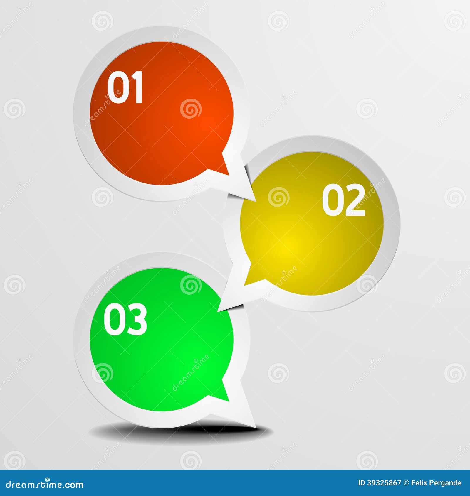 Circunda O Molde Infographic Ilustração Stock - Ilustração de material ...