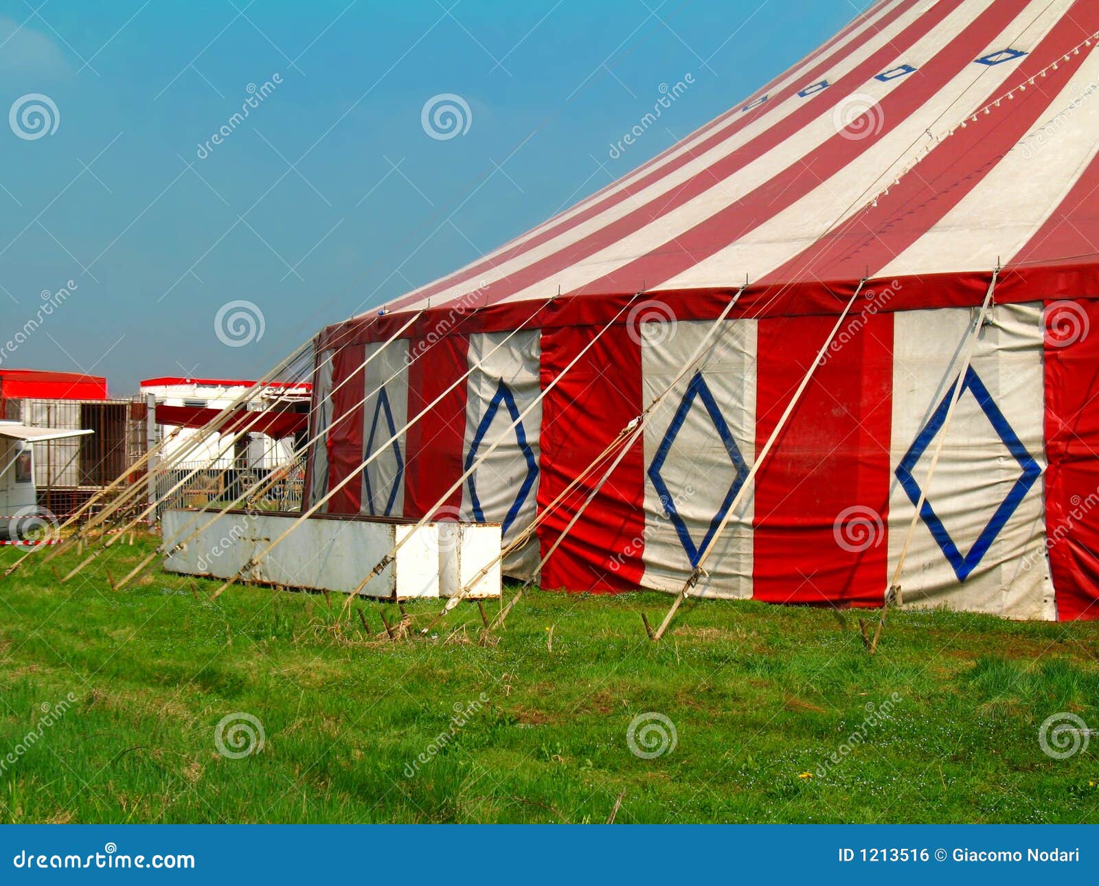 Circus stock photo. Image of green, park, circus, cages - 1213516