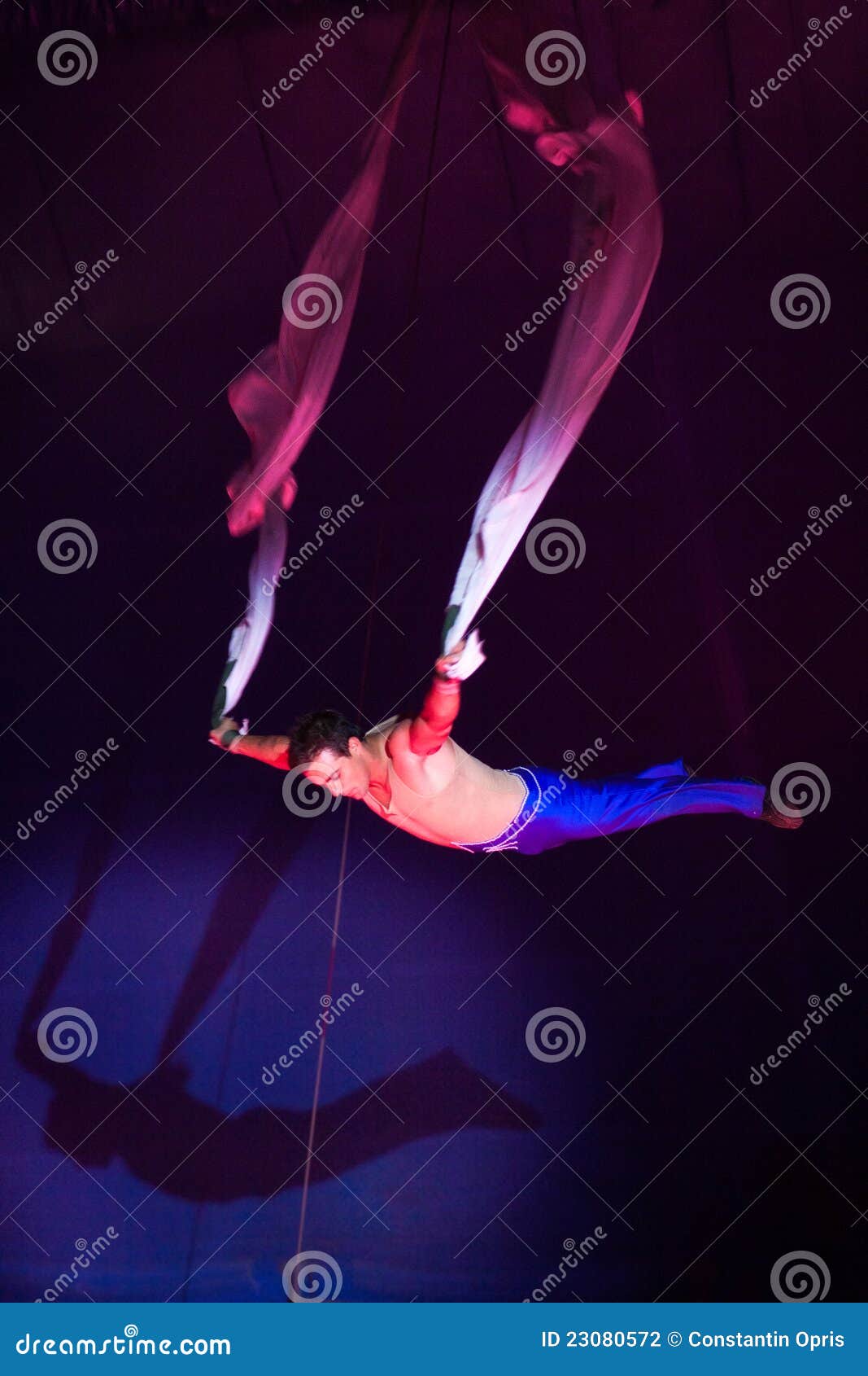 Circus acrobat artist editorial photography. Image of hanging - 23080572