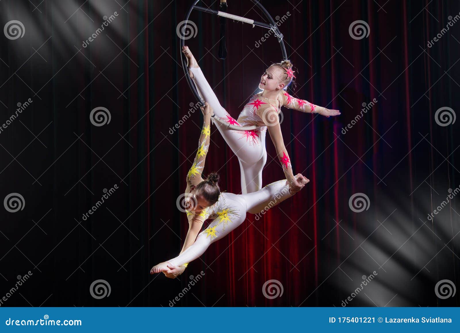 Circus Actress Acrobat Performance. Stock Image - Image of dance ...