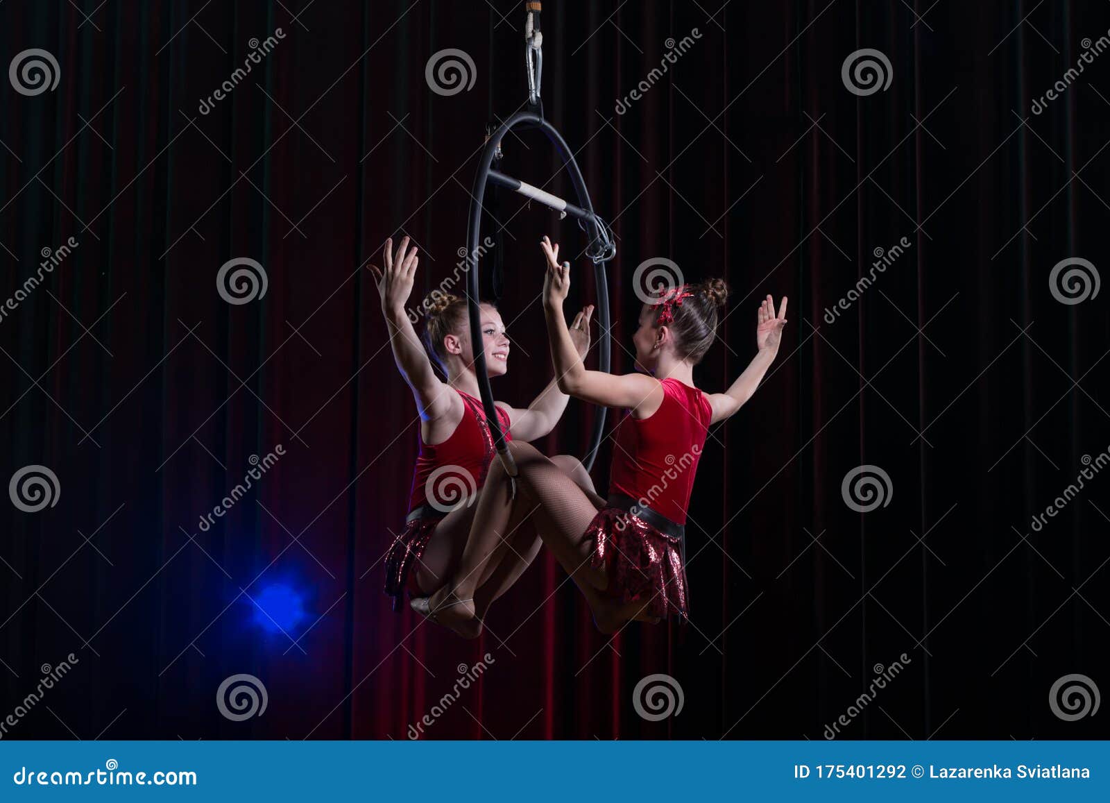 Circus Actress Acrobat Performance. Stock Photo - Image of complex ...