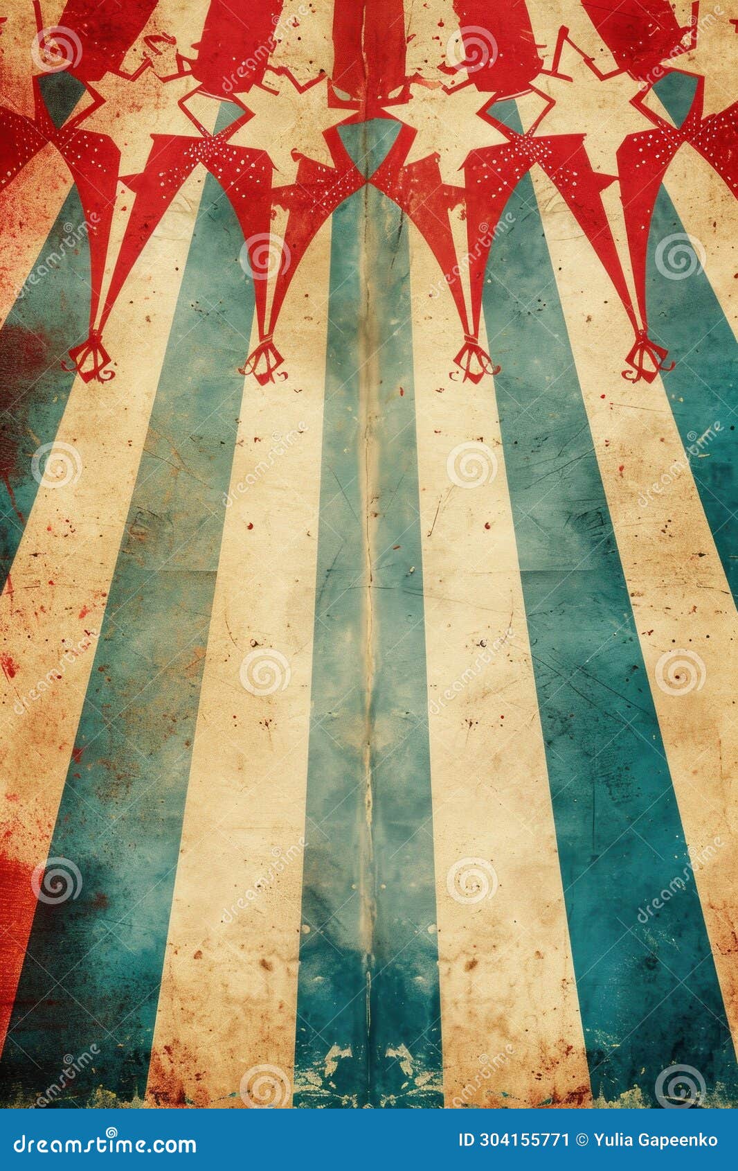 Circus Advertisment Background with Copy Space Stock Image - Image of ...