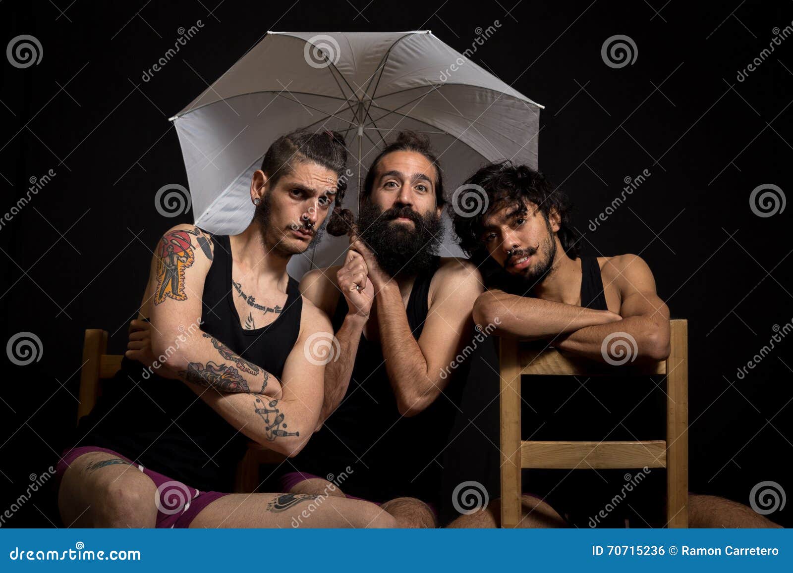 Circus Artists and Friends Having Fun Stock Photo - Image of ...