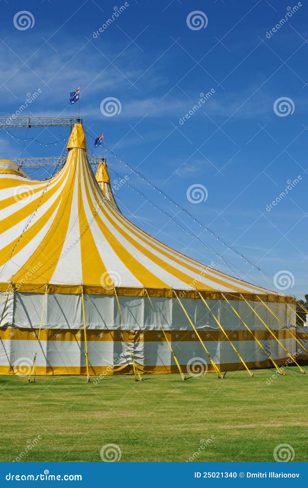 Circus with Australian Flag Stock Photo - Image of white, colorful ...