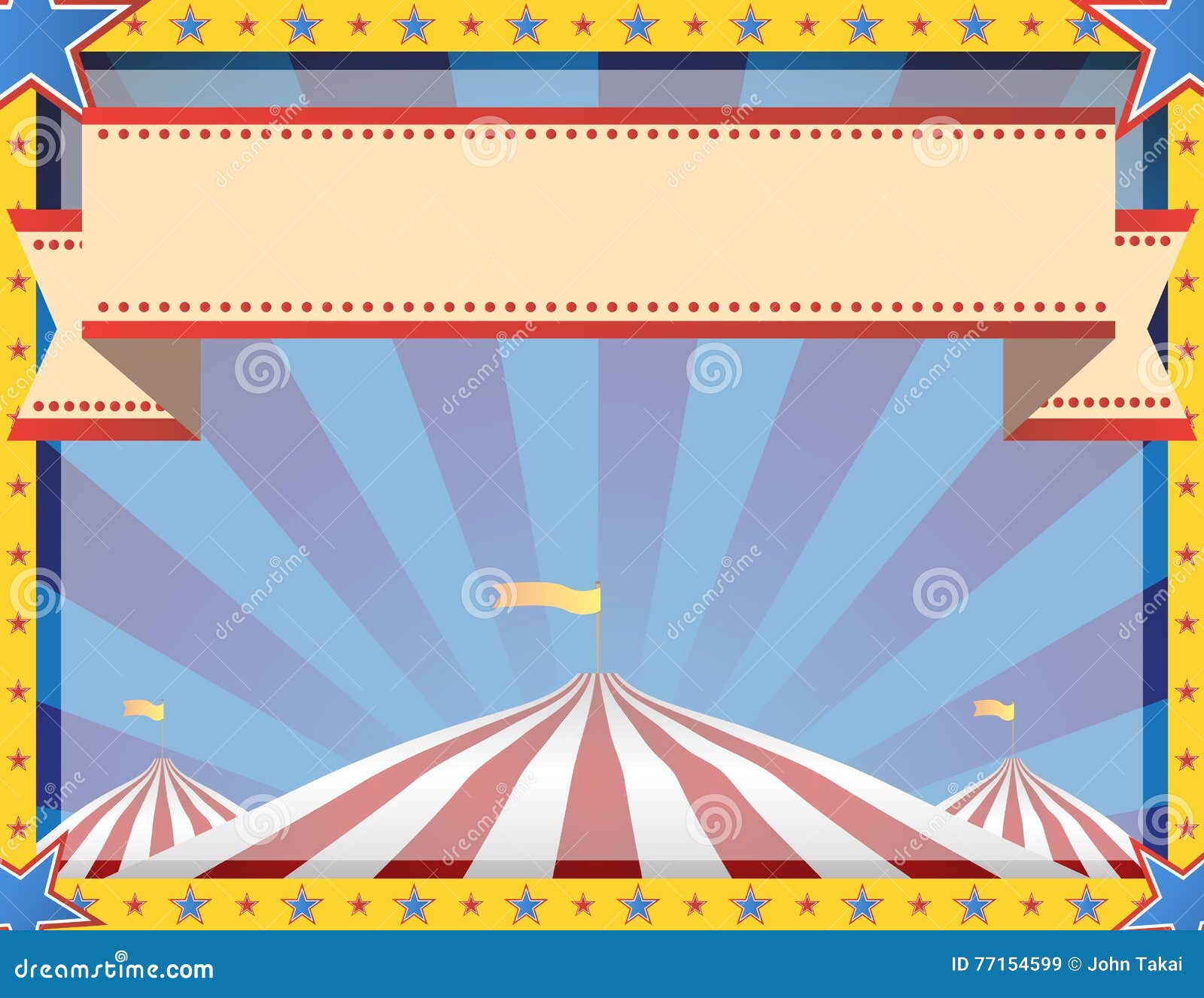 Circus Background Landscape Stock Vector - Illustration of vector ...