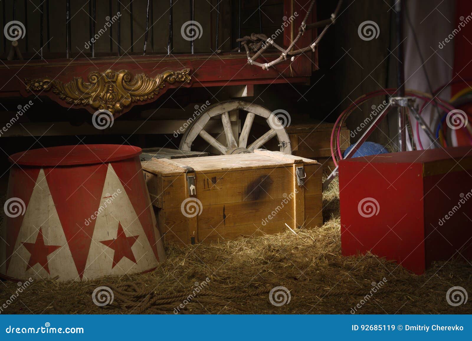 Circus backstage stock image. Image of ring, tent, entertainment - 92685119