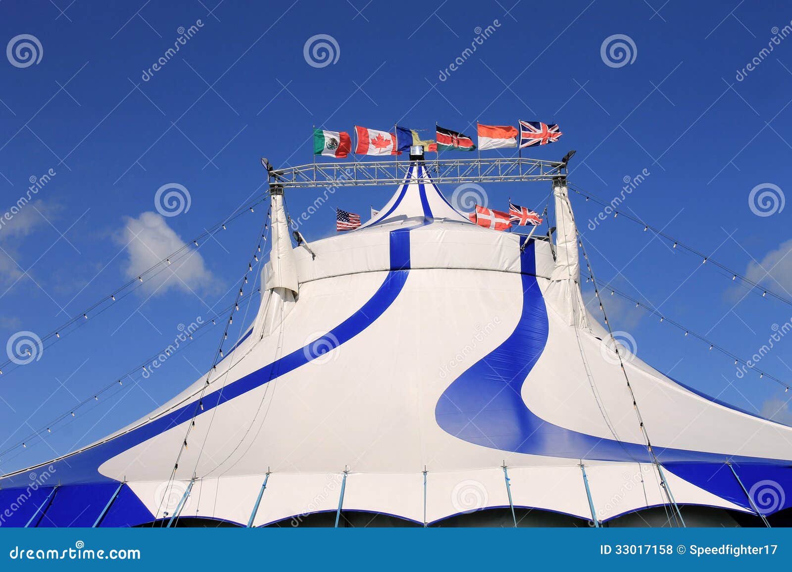 Circus big top tent stock photo. Image of circus, entertainment - 33017158