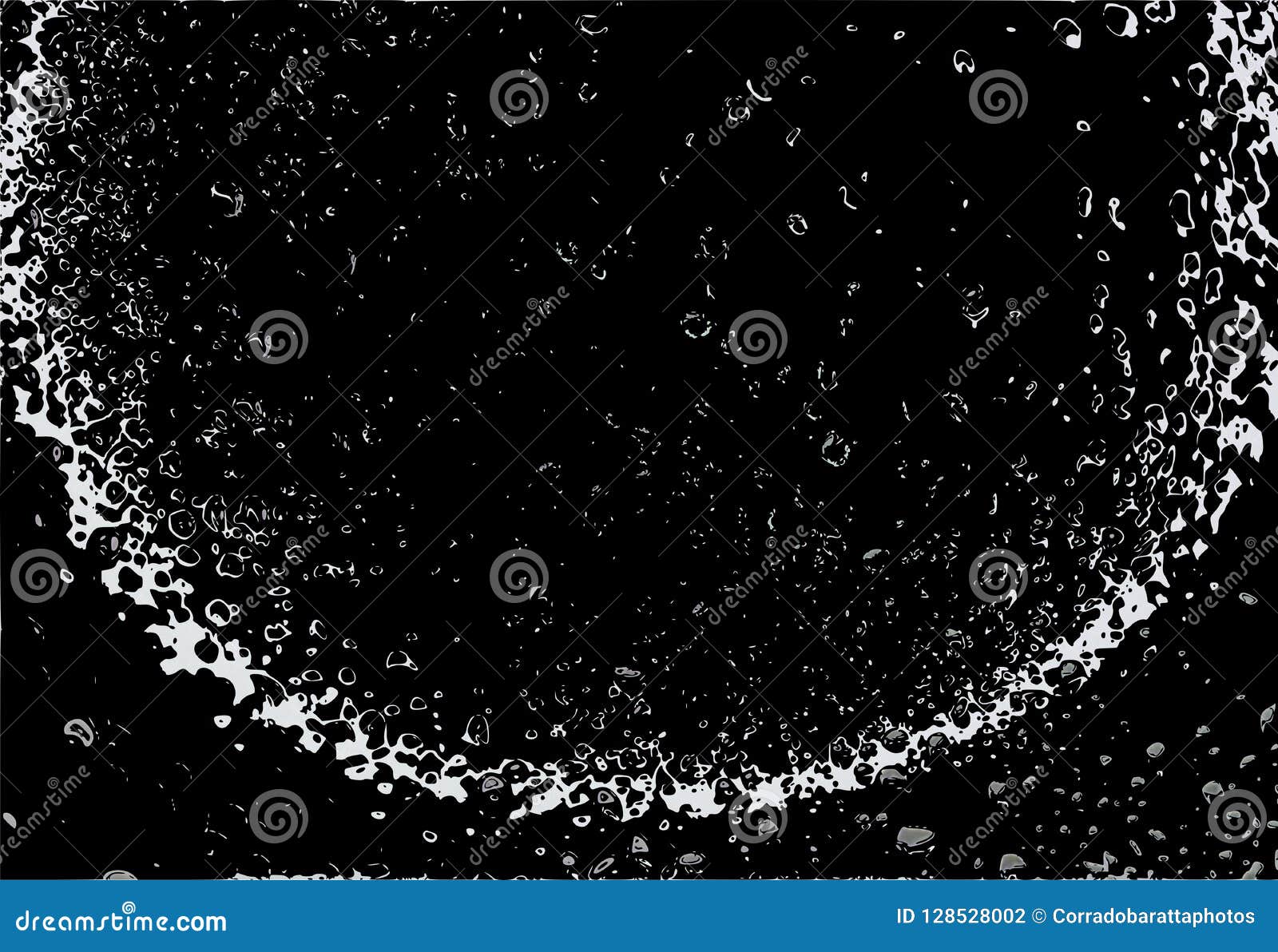 Particles of Light Illuminate a Dark Night Stock Illustration ...