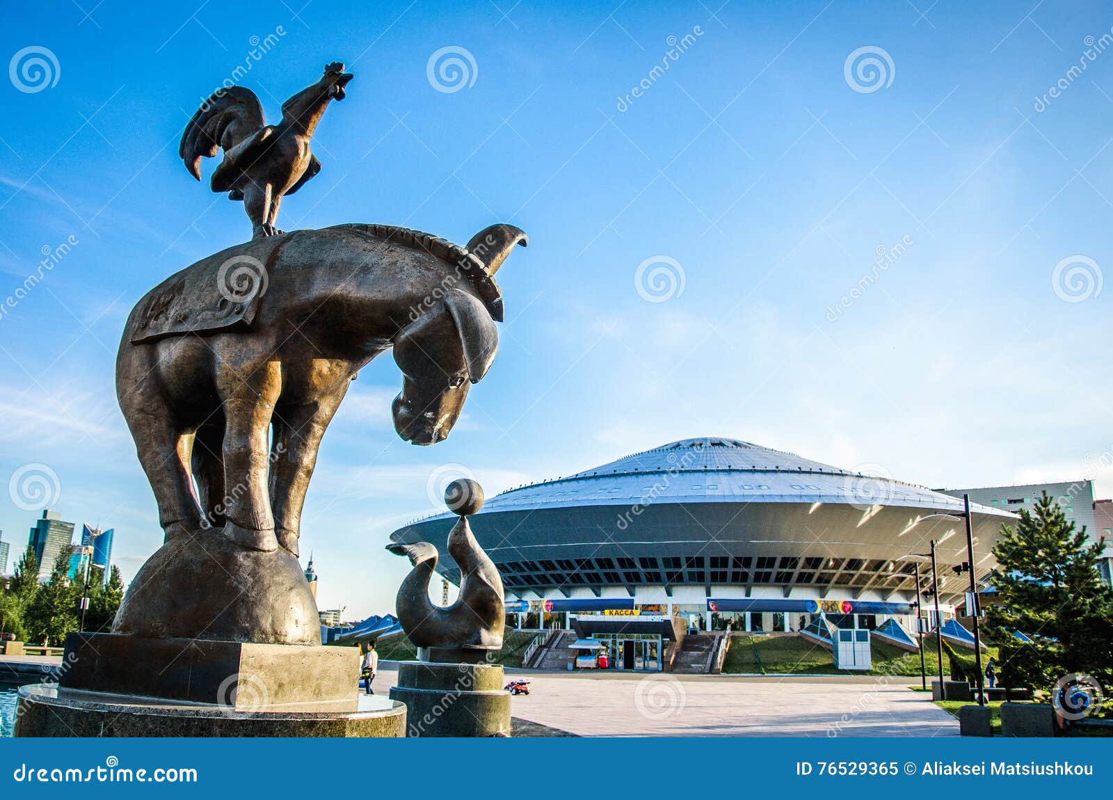 Circus building in Astana editorial image. Image of locations - 76529365