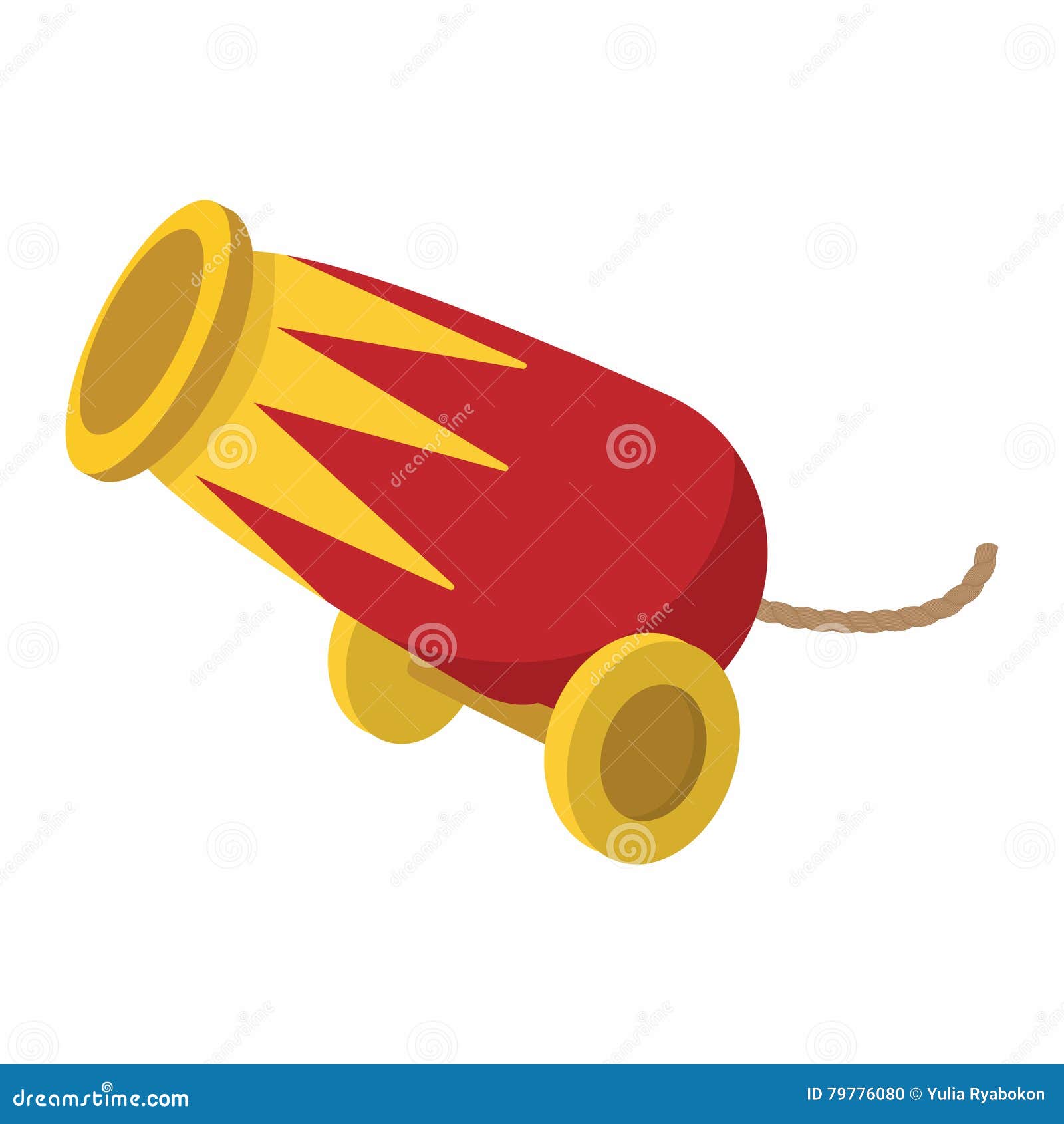 Cannon Cartoon Vector Illustration | CartoonDealer.com #30595652