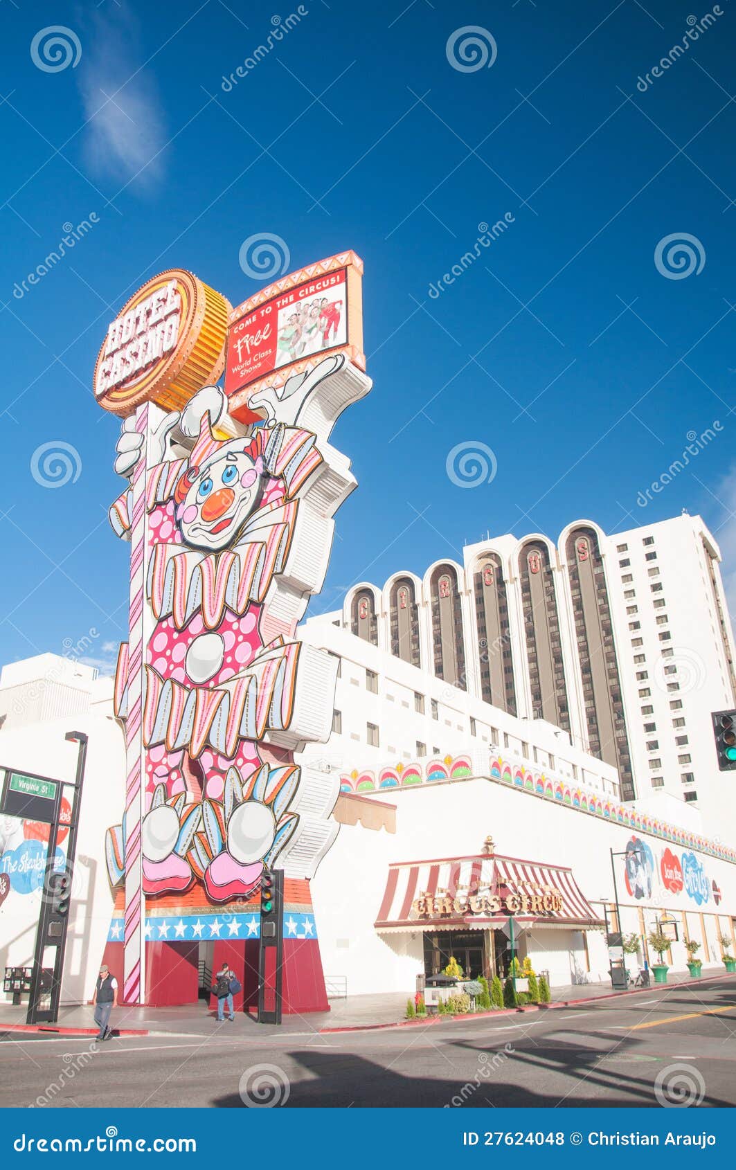 Circus Circus Reno editorial stock photo. Image of biggest - 27624048
