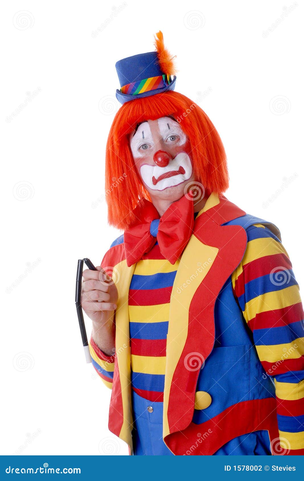 Circus Clown stock photo. Image of limp, costume, party - 1578002