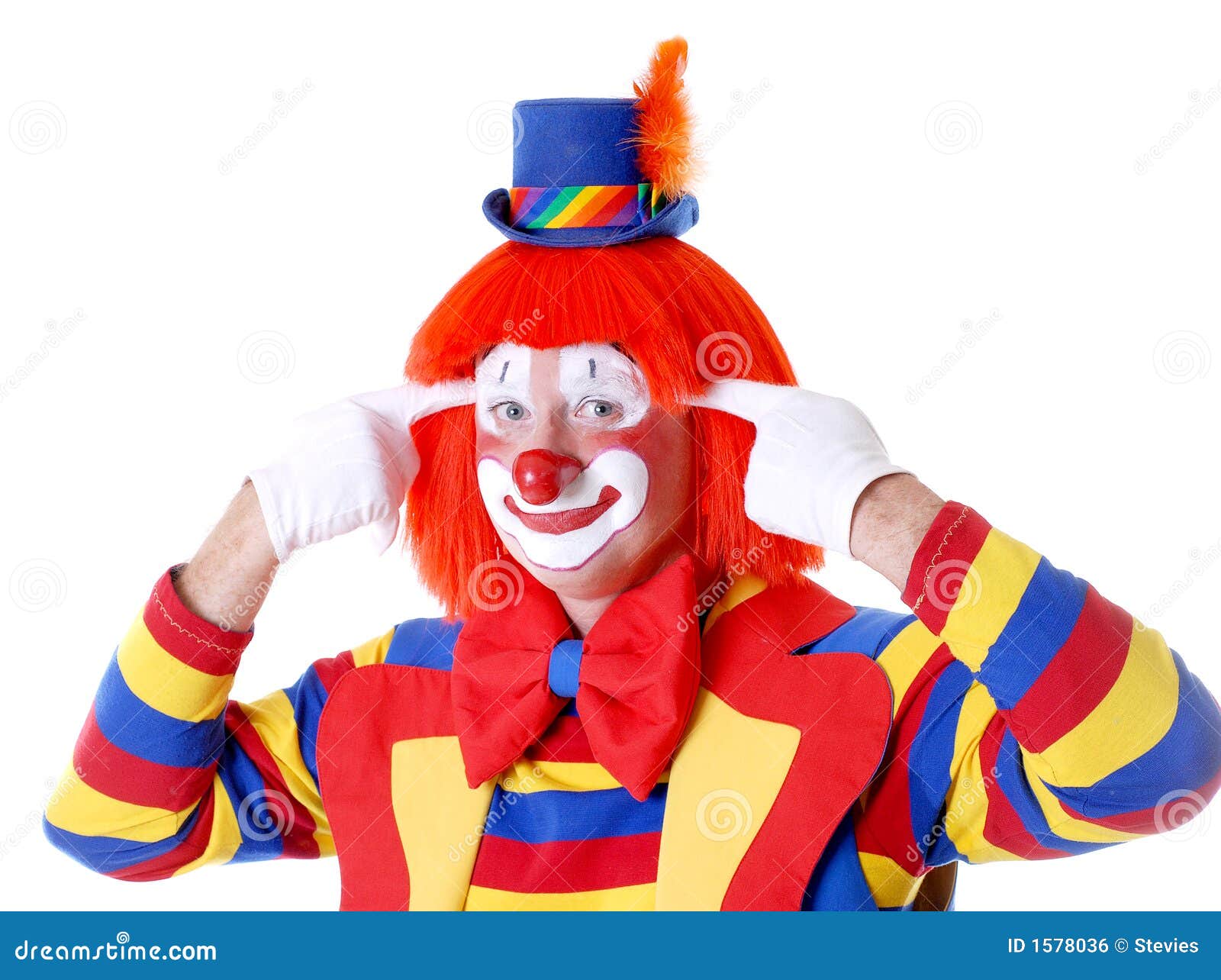 Circus Clown stock photo. Image of contact, magician, sitting - 1578036
