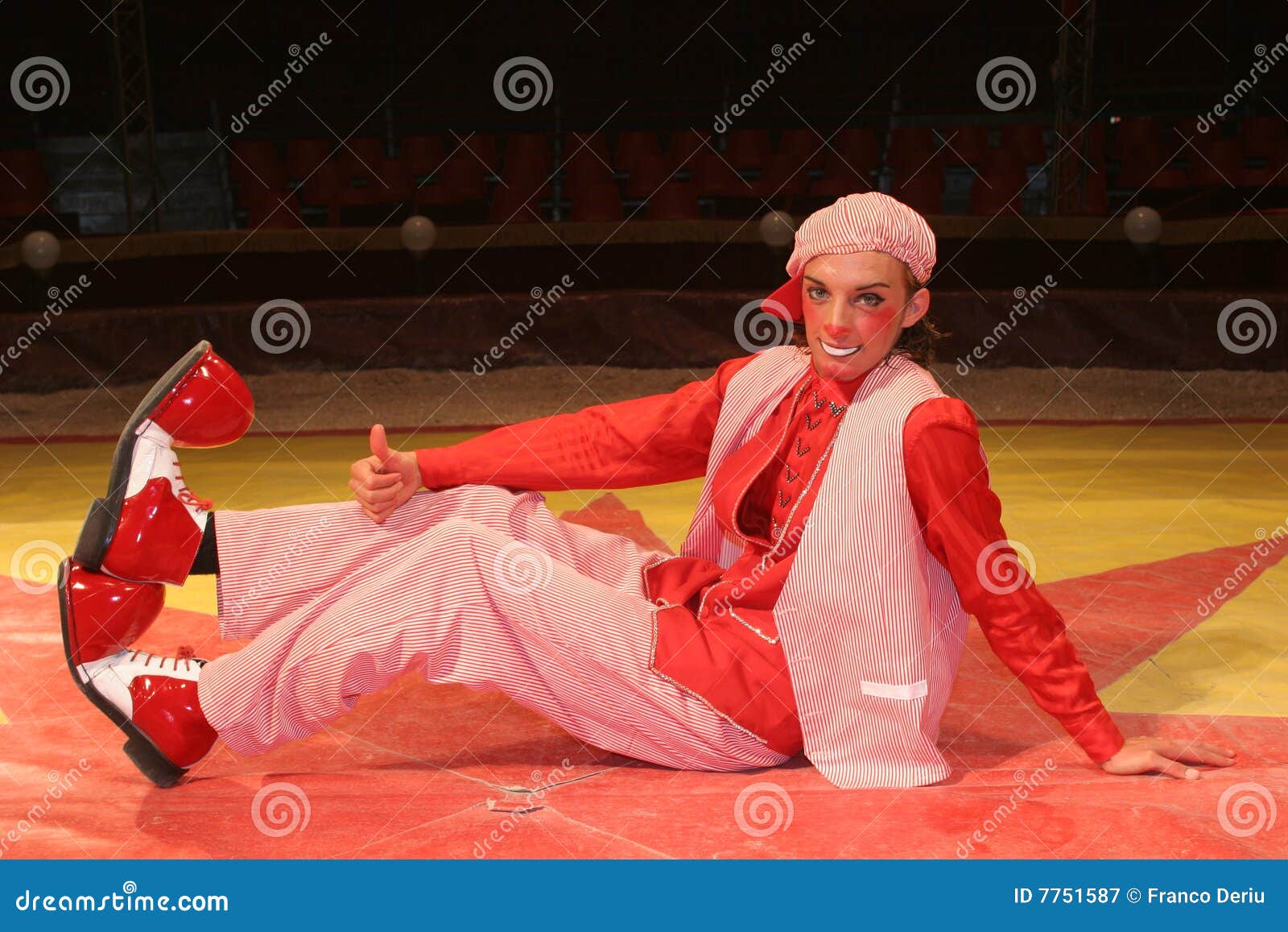 CIRCUS CLOWN stock image. Image of magic, contact, fair - 7751587