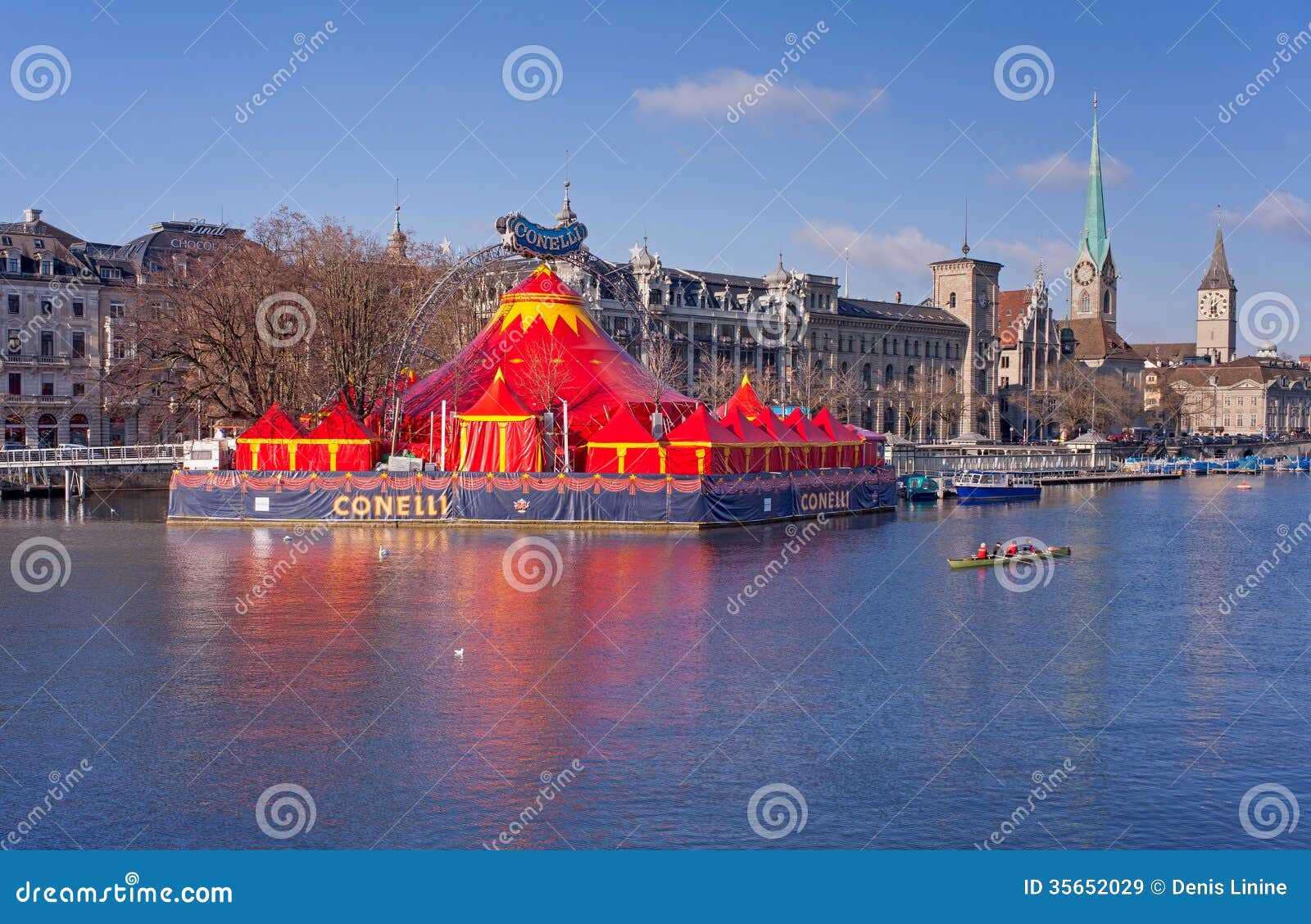 Circus Conelli in Zurich editorial stock image. Image of conelli - 35652029