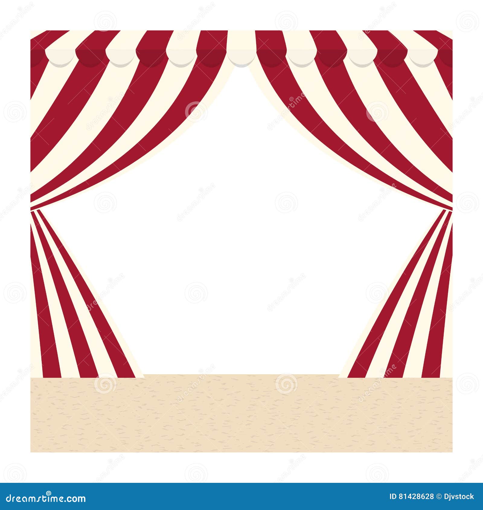 Circus Curtain Stock Image | CartoonDealer.com #9894925