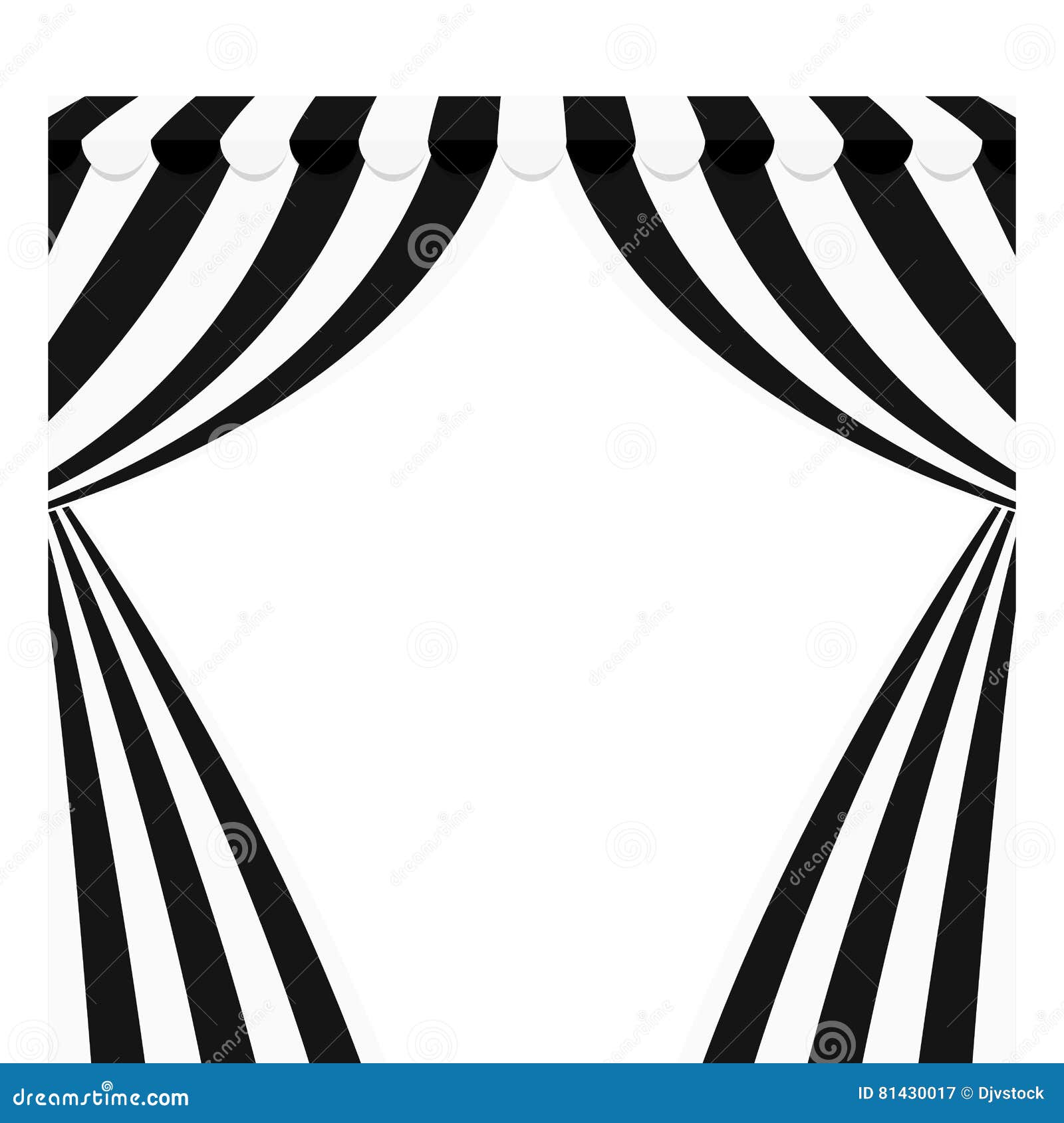 Circus curtain raises stock vector. Illustration of cirque - 81430017