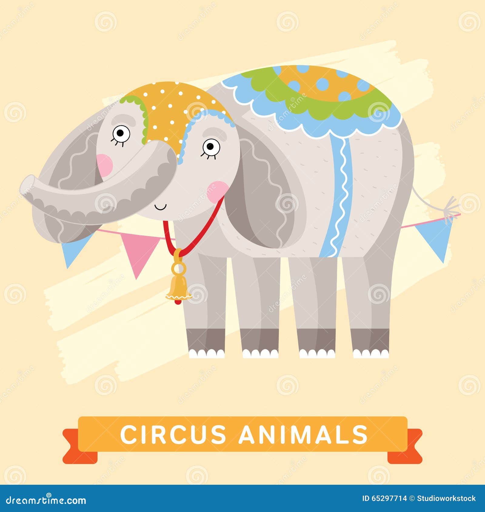 Circus Elephants Doing Tricks