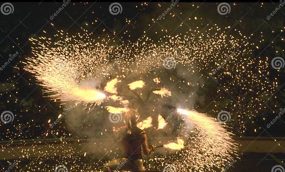 Circus Fire Show stock photo. Image of pyromania, performance - 260388