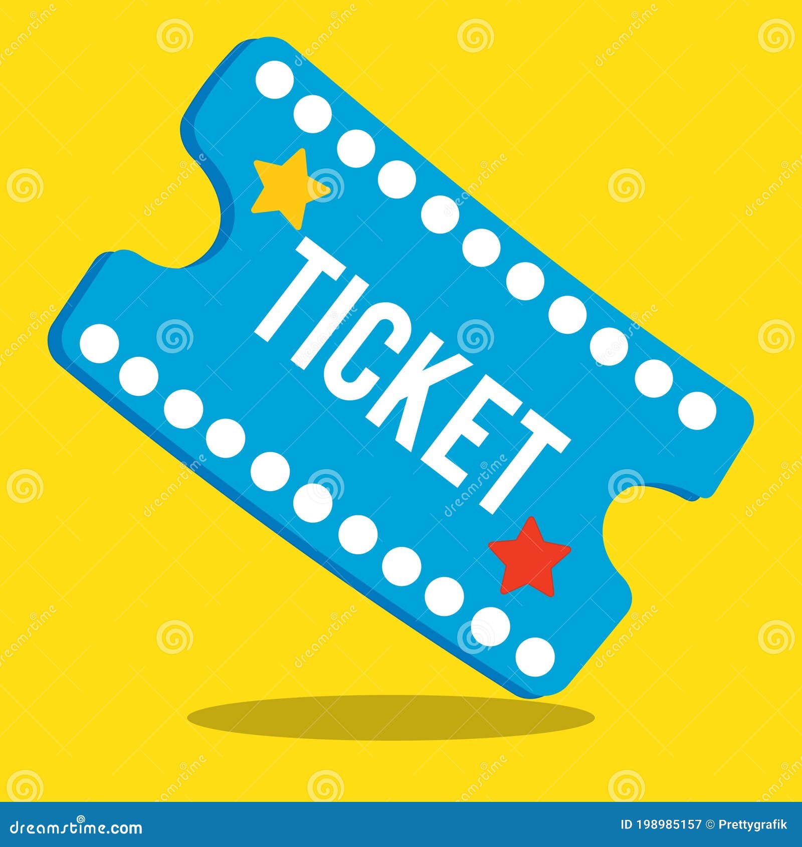 Circus fun blue ticket 07 stock vector. Illustration of circus - 198985157