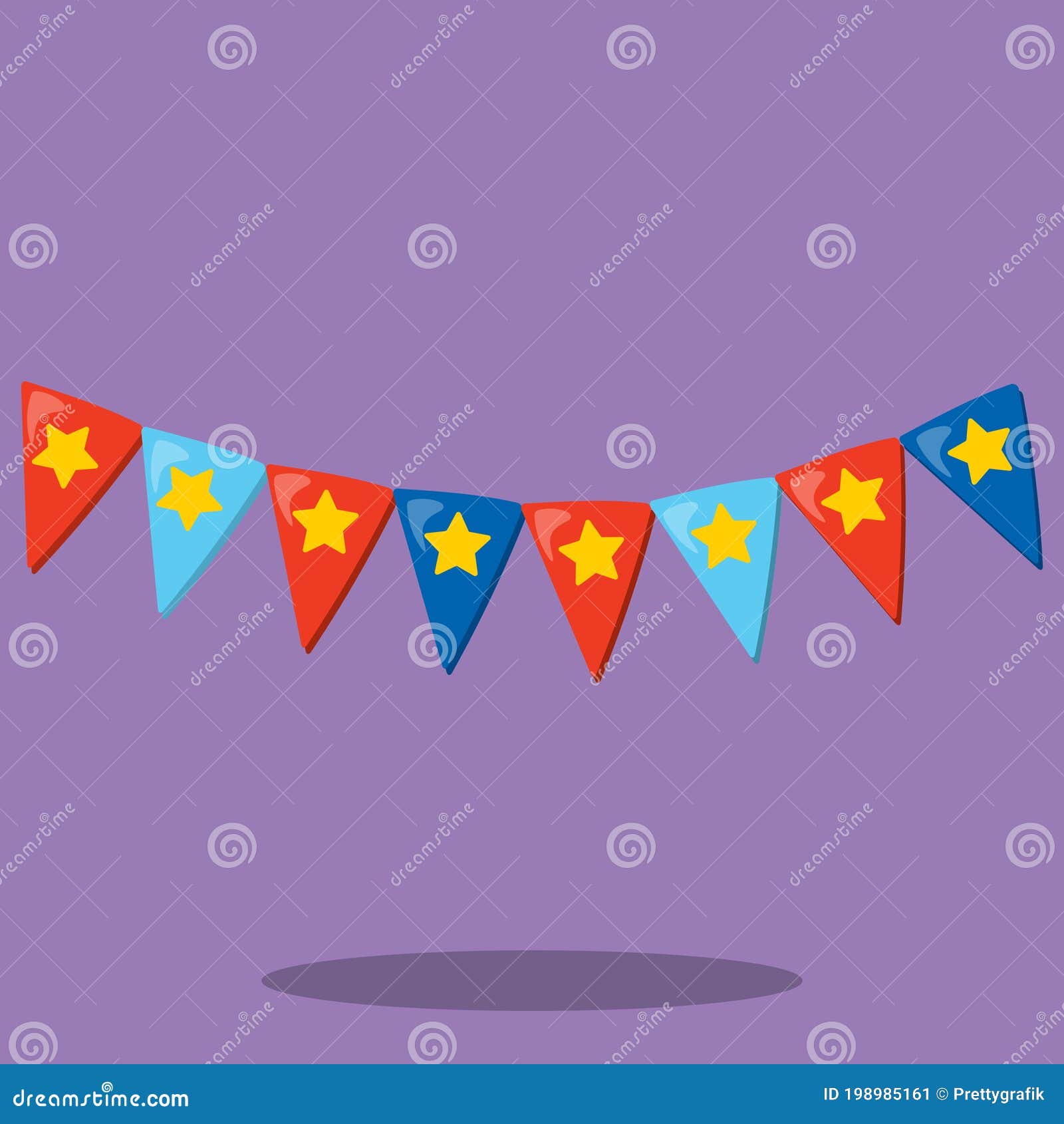 Circus fun flags 04 stock vector. Illustration of cartoon - 198985161