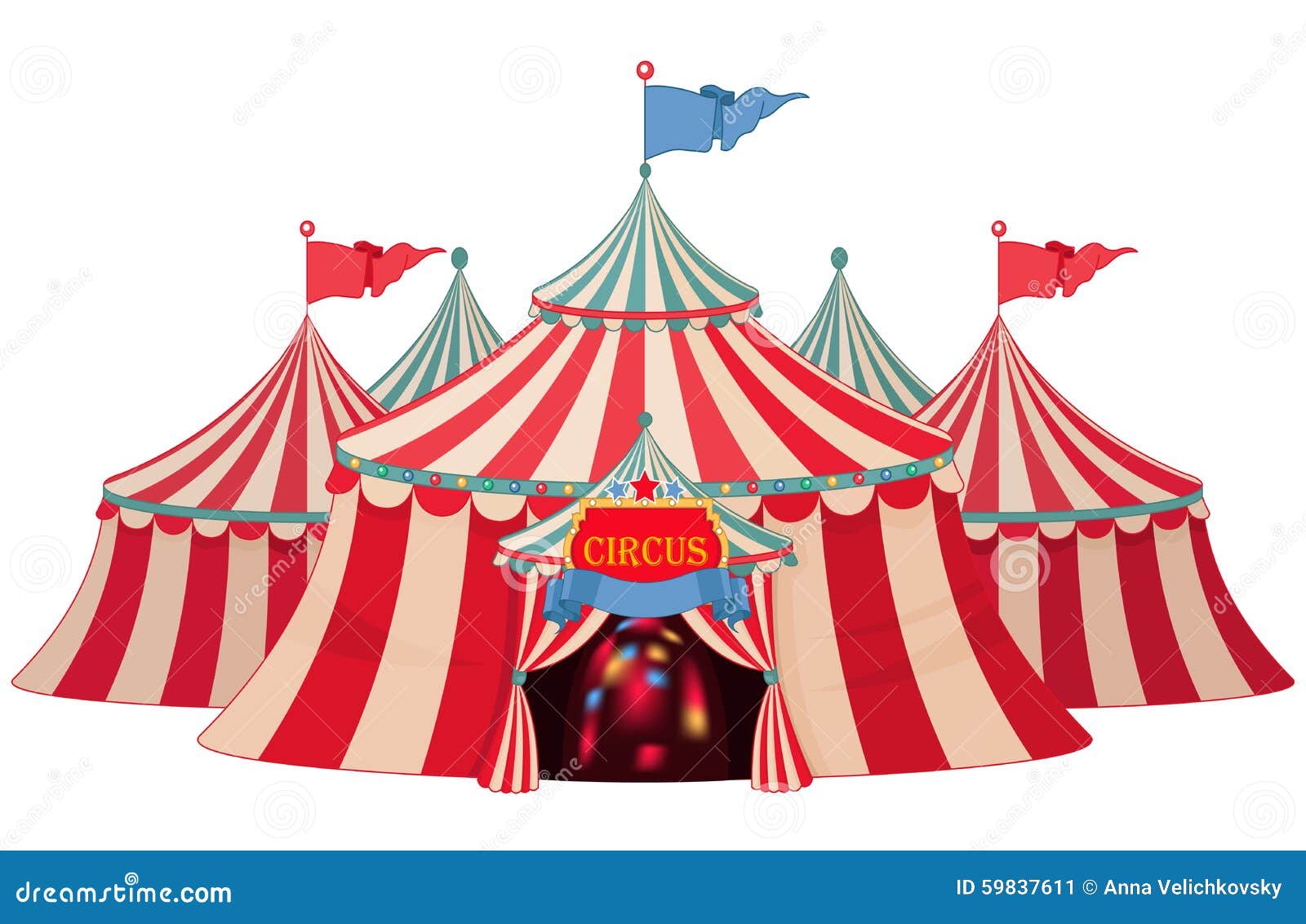 Circus stock vector. Illustration of designs, poster - 59837611