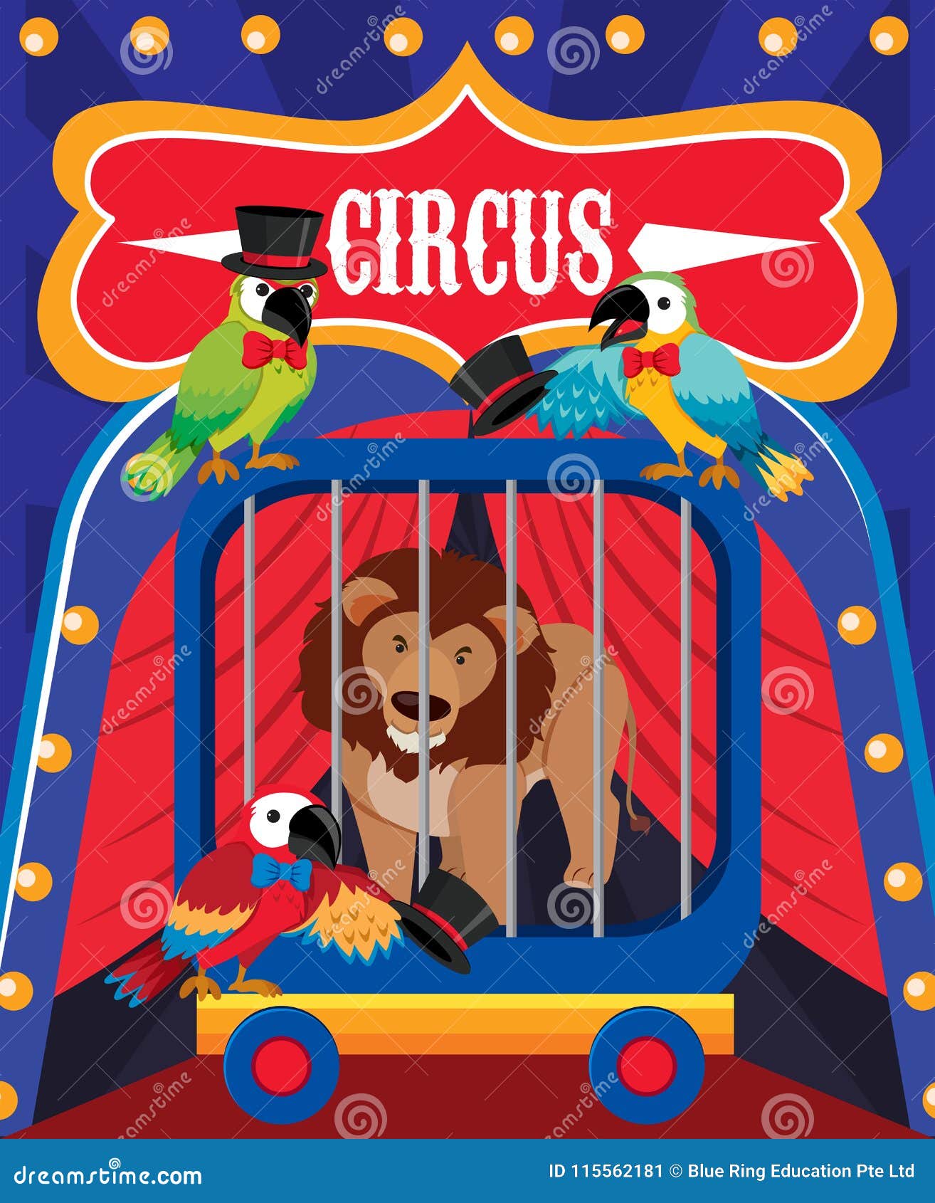 Lion In Cage Icon, Cartoon Style | CartoonDealer.com #86056447