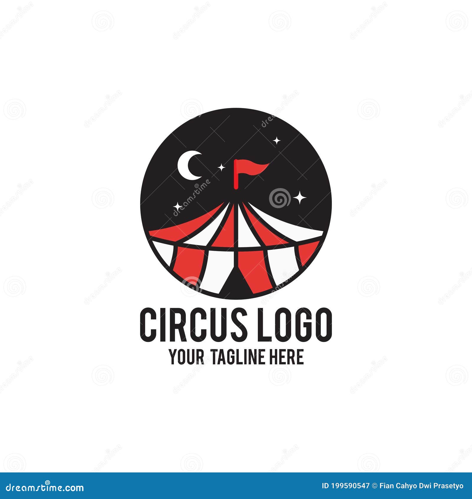 Circus Logo Design Modern Concept Stock Vector - Illustration of ...