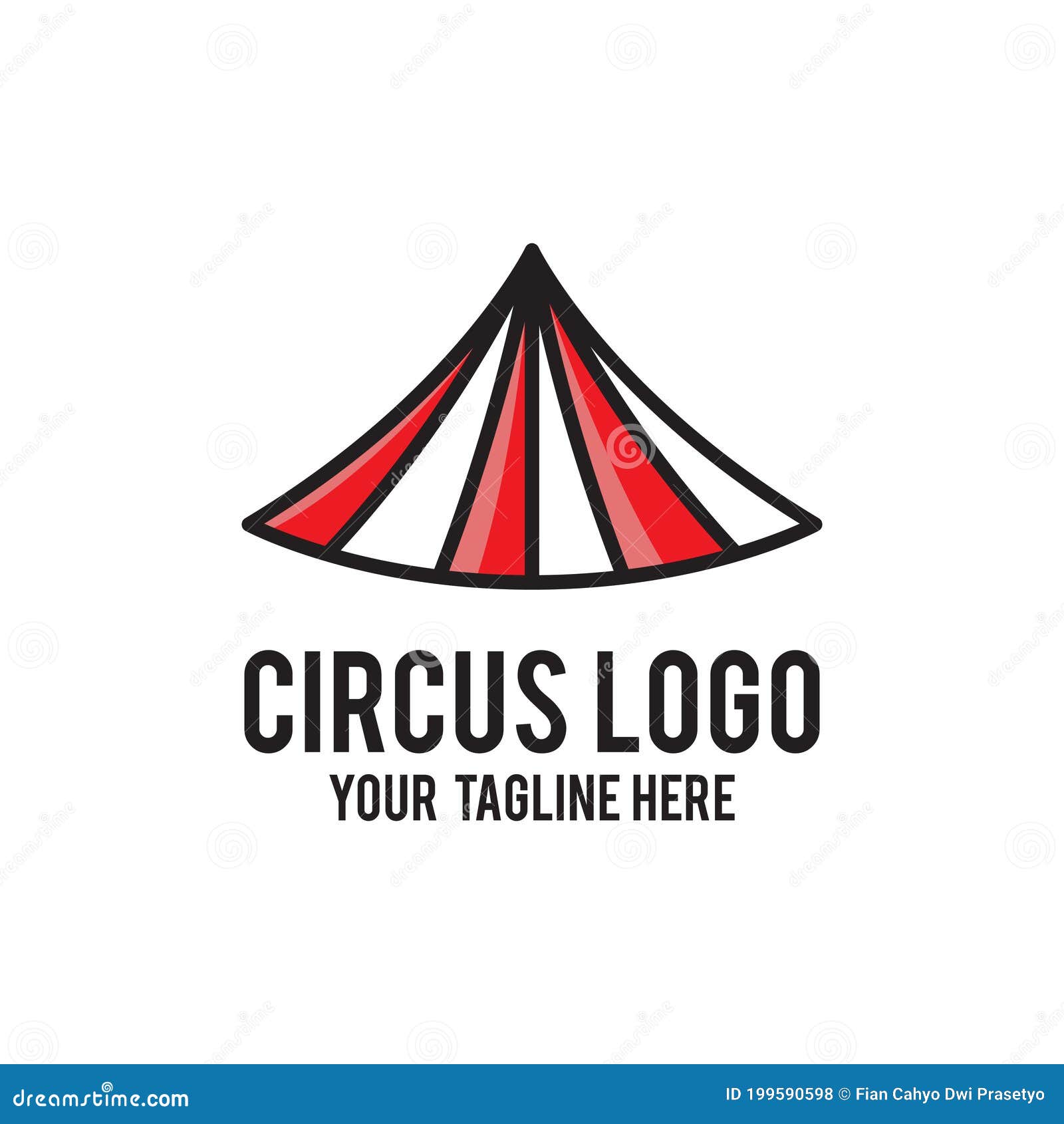 Circus Logo Design Modern Concept Stock Vector - Illustration of ...