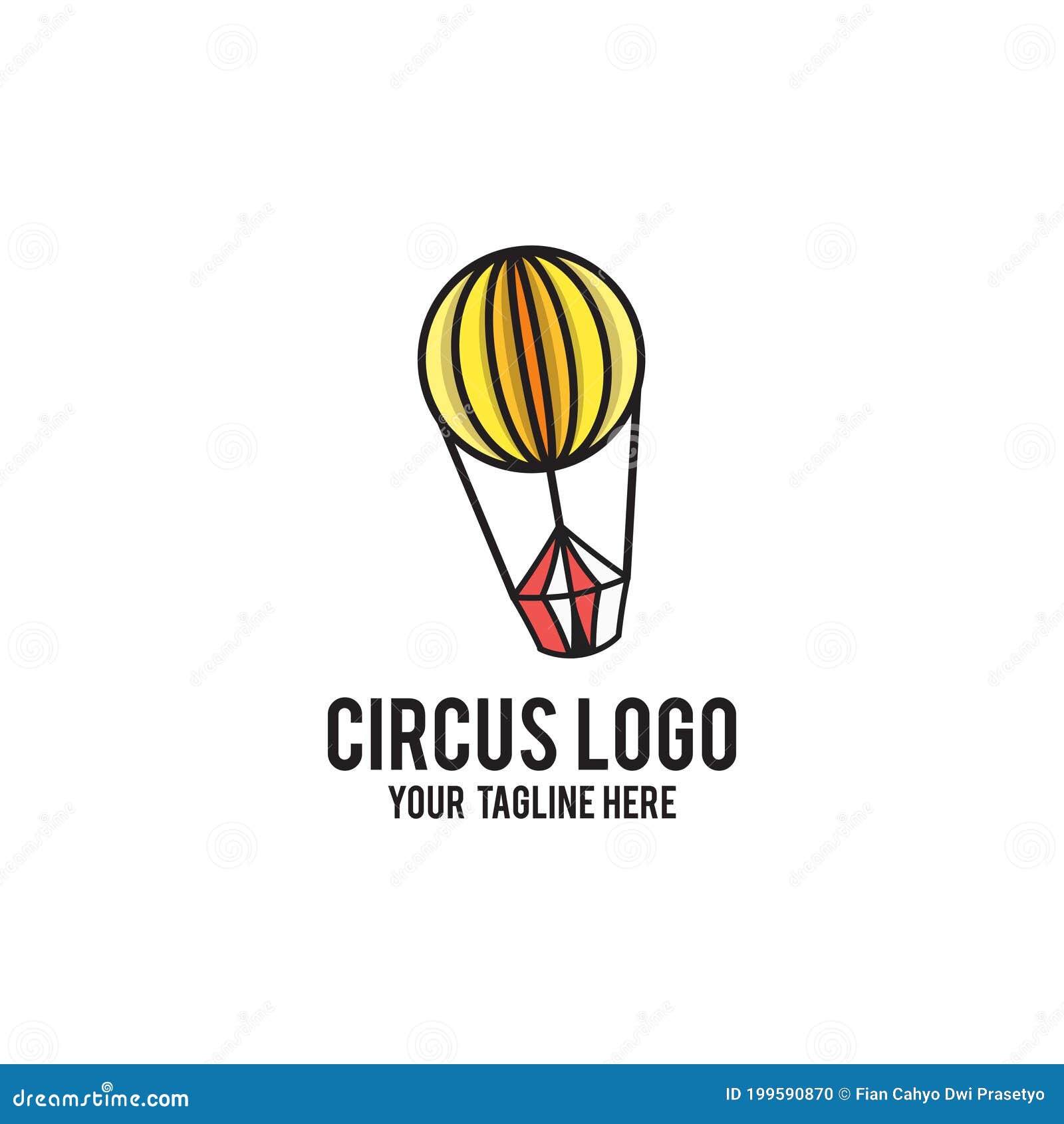Circus Logo Design Modern Concept Stock Vector - Illustration of ...