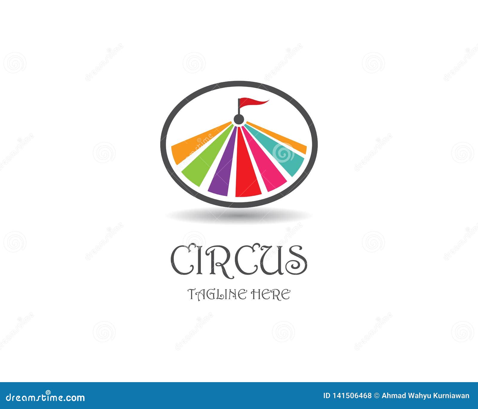 Circus logo template stock vector. Illustration of circus - 141506468
