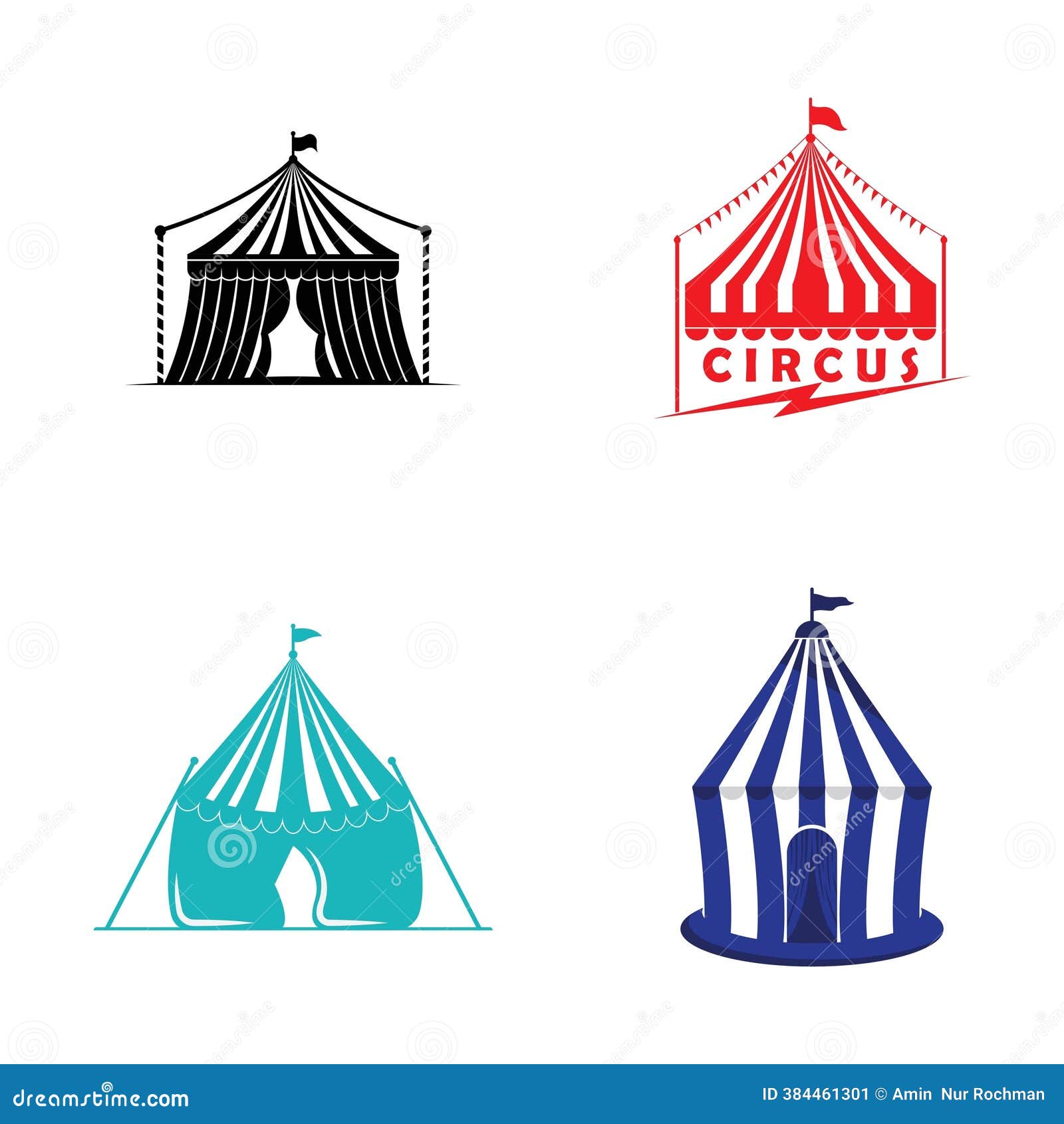 Circus Logo For Tourism And Historical Travel Agency. Amphitheater Icon ...